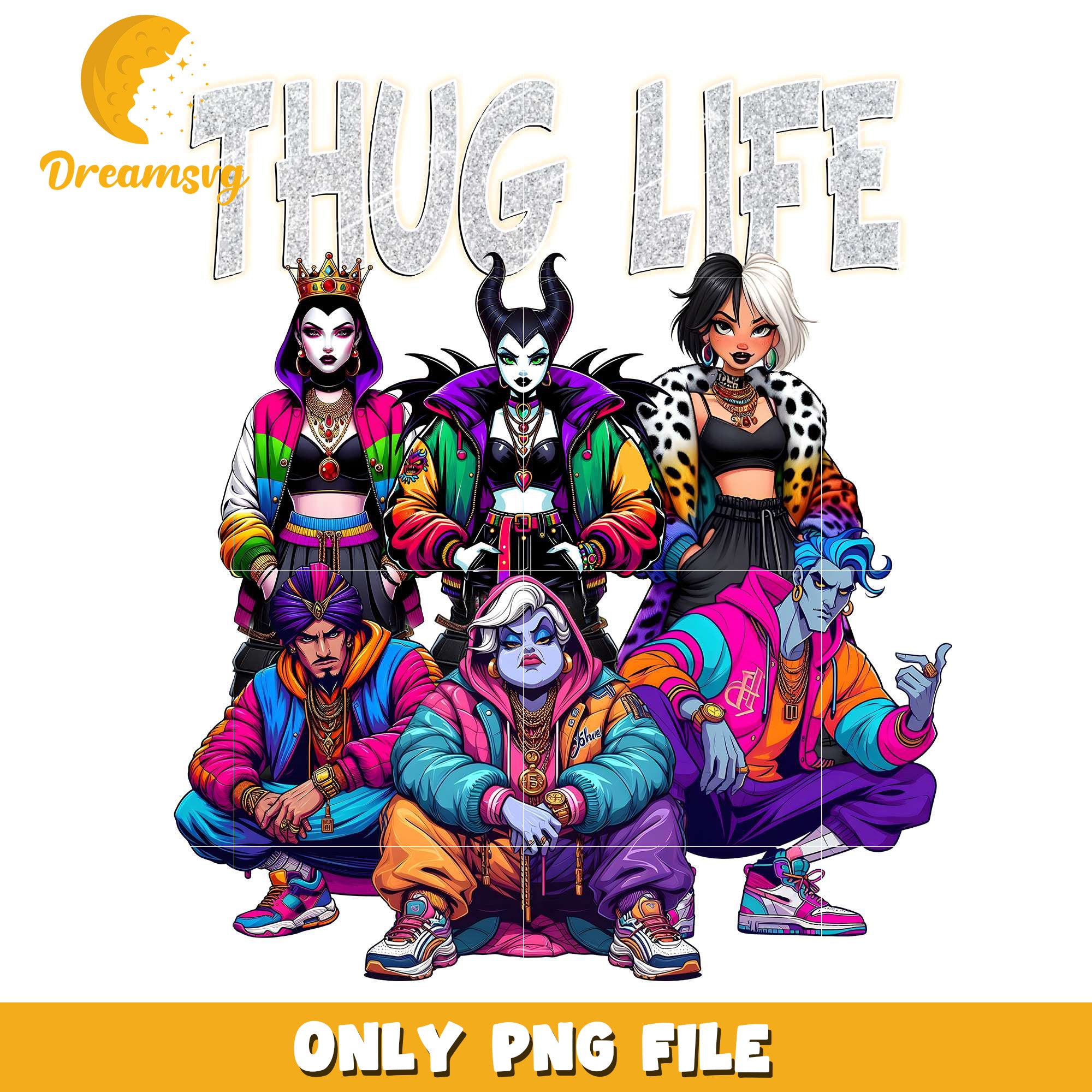 Thug life disney villains png, halloween games png, halloween cookies ...