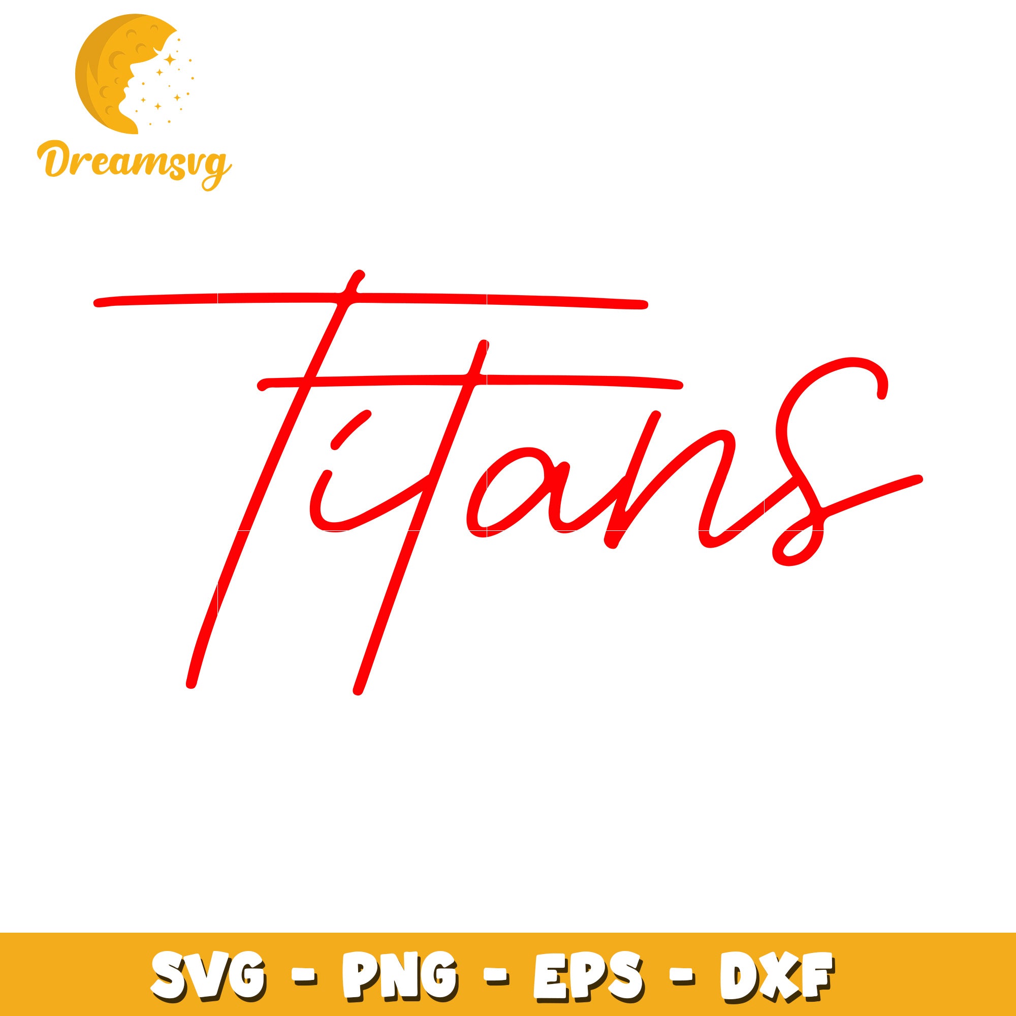 Titans SVG Cut File PNG EPS DXF – DreamSVG Store