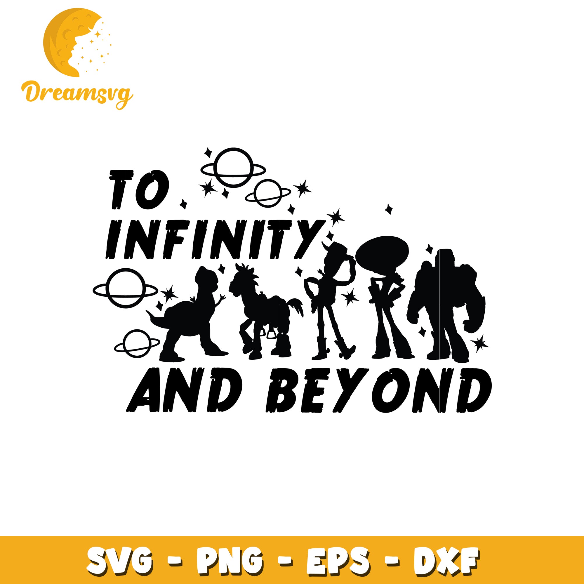 To Infinity and Beyond SVG Design for Creative Projects – DreamSVG Store