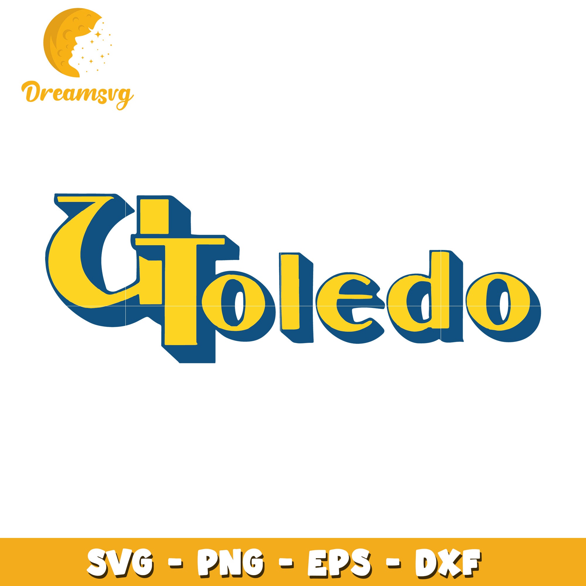Toledo SVG Cut File PNG EPS DXF – DreamSVG Store