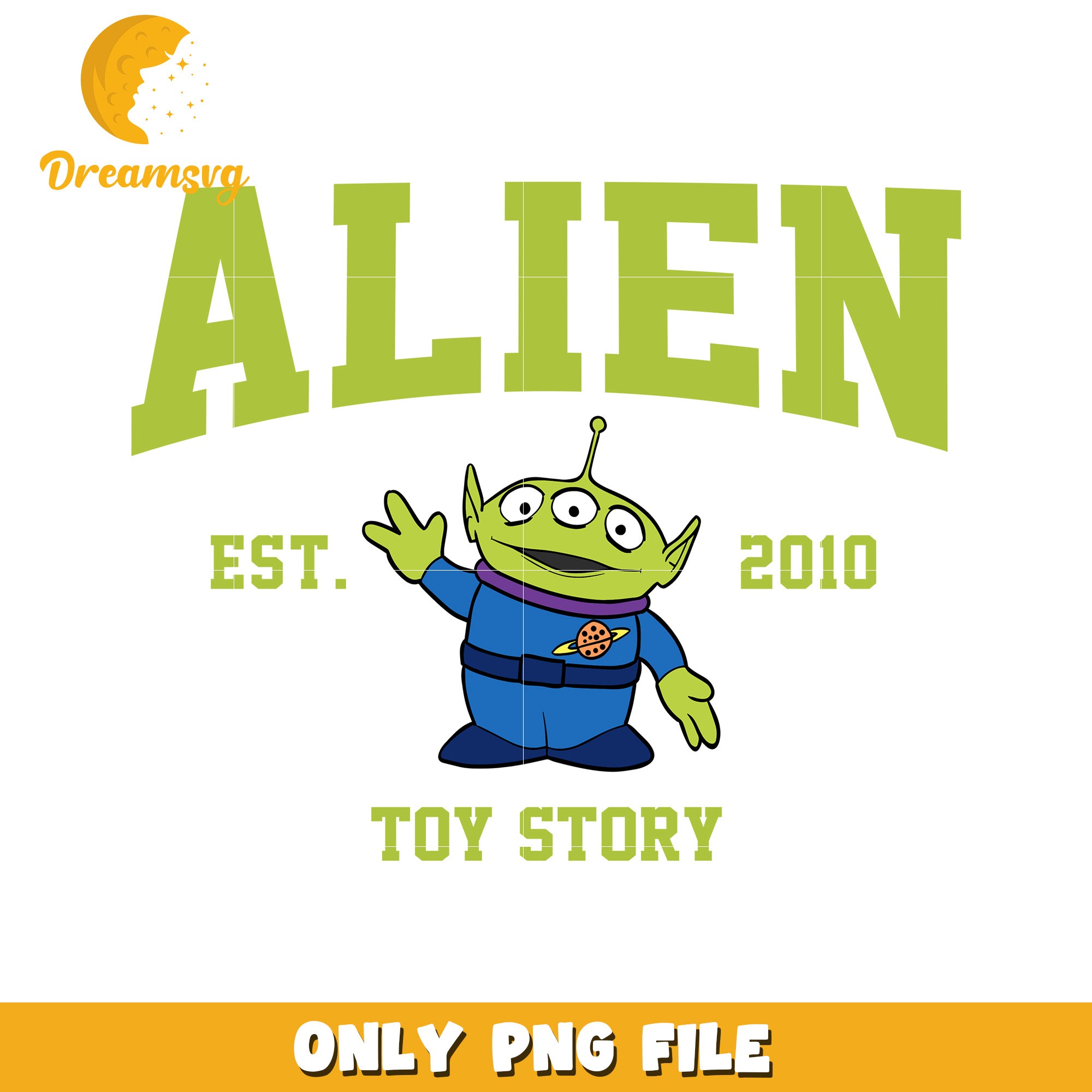Toy Story Alien PNG File Cute Character Design Art – DreamSVG Store