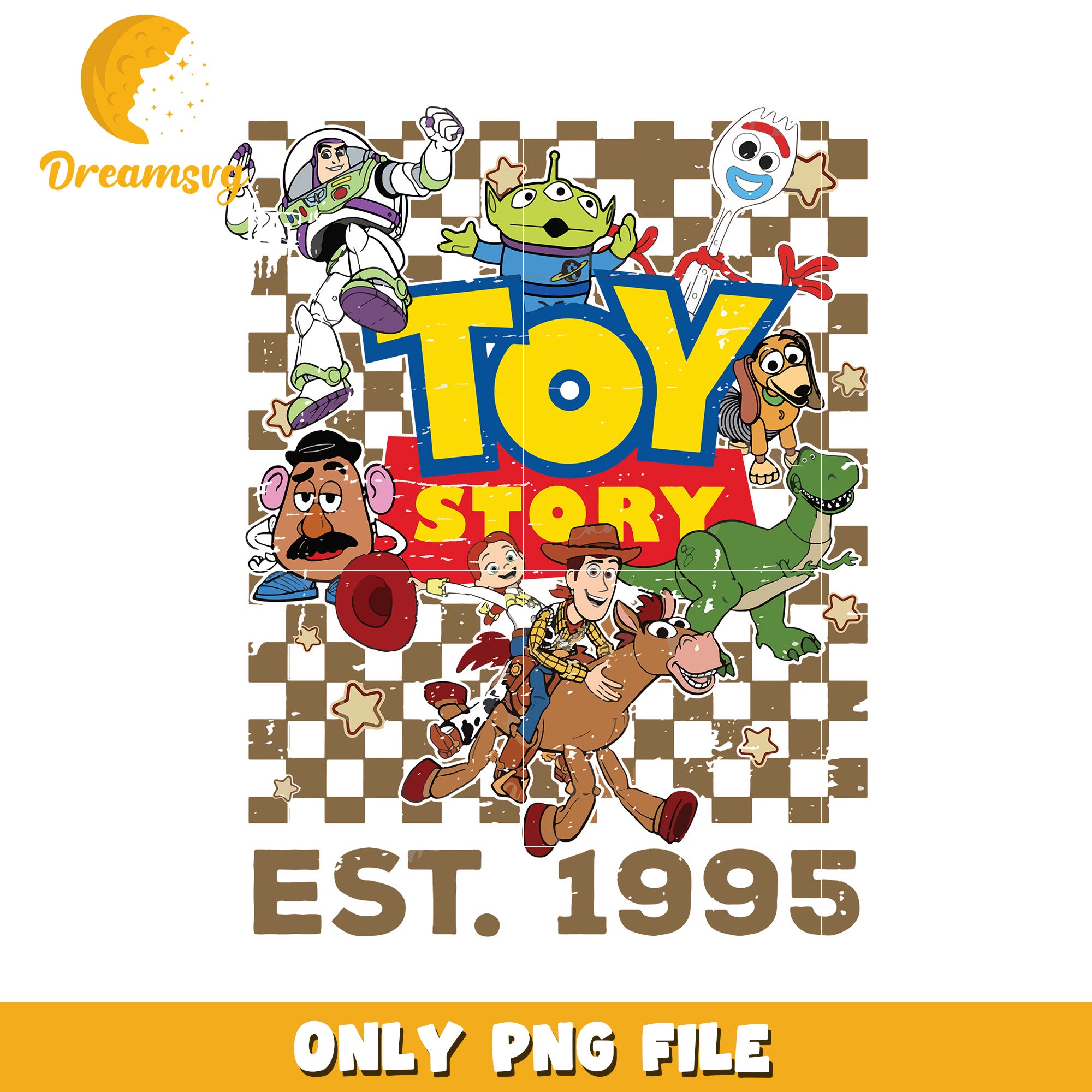 Toy Story Character Design PNG File for Nostalgic Fans – DreamSVG Store