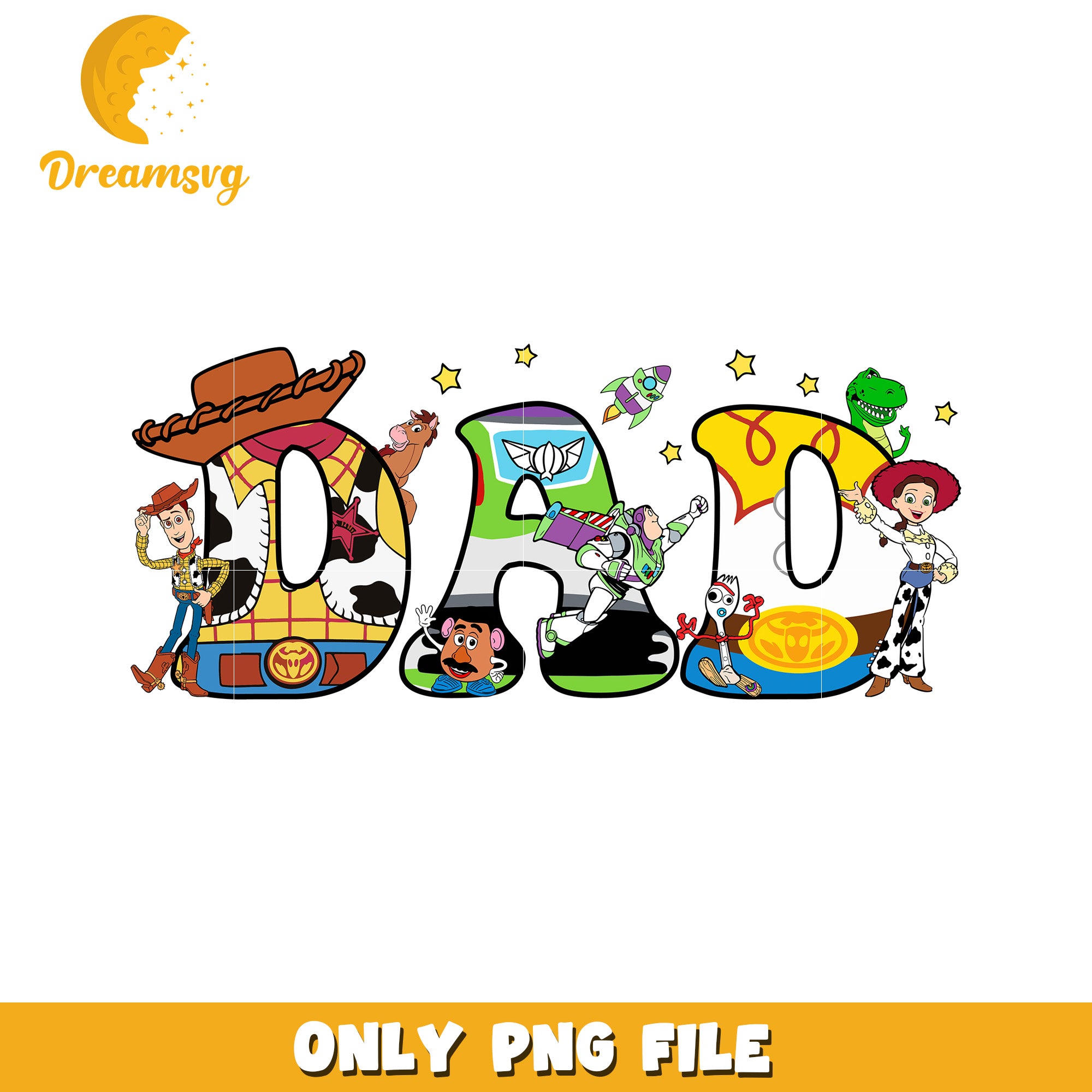 Toy Story Dad PNG Design for Father's Day Gift – DreamSVG Store