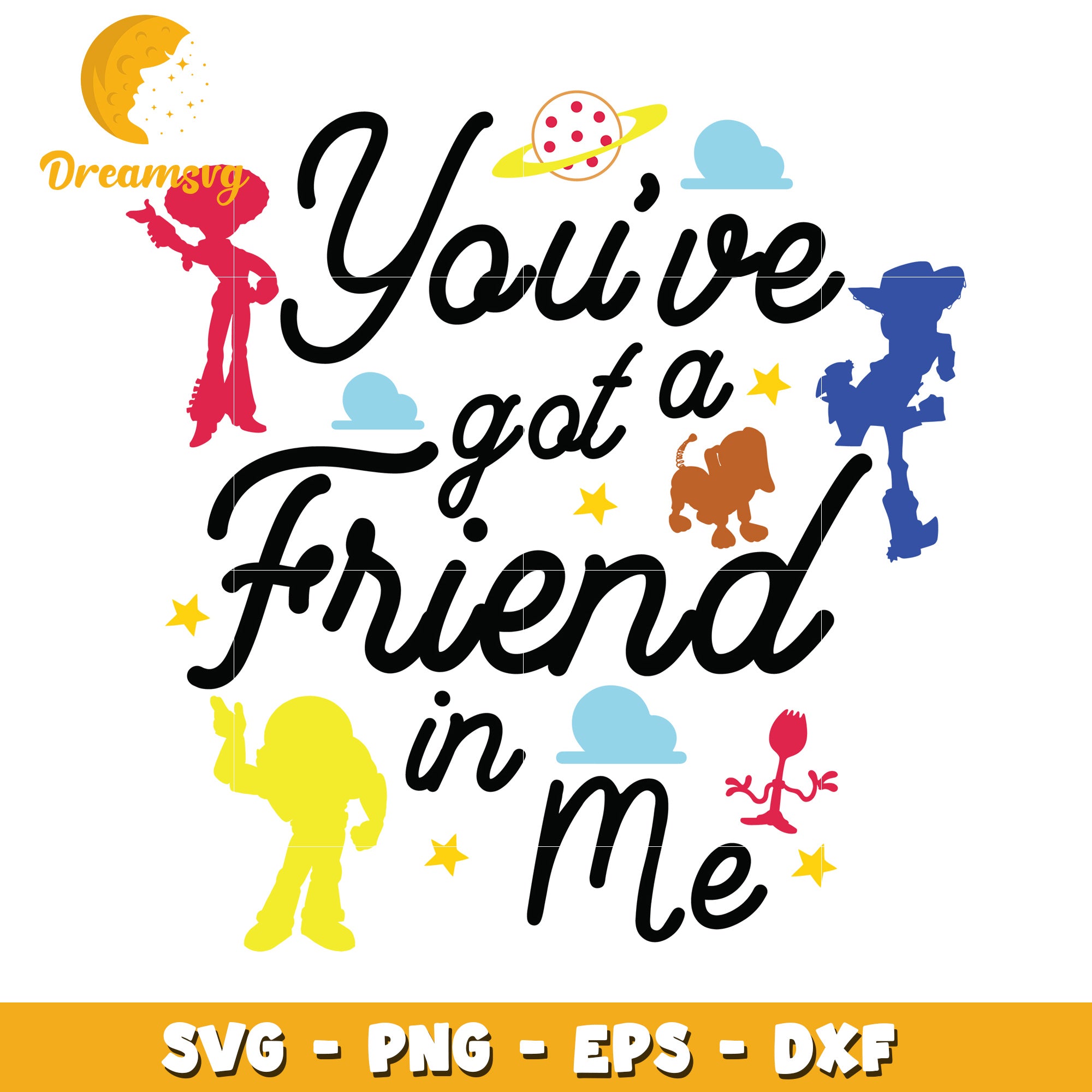 Toy Story Friend SVG Cut Files – DreamSVG Store
