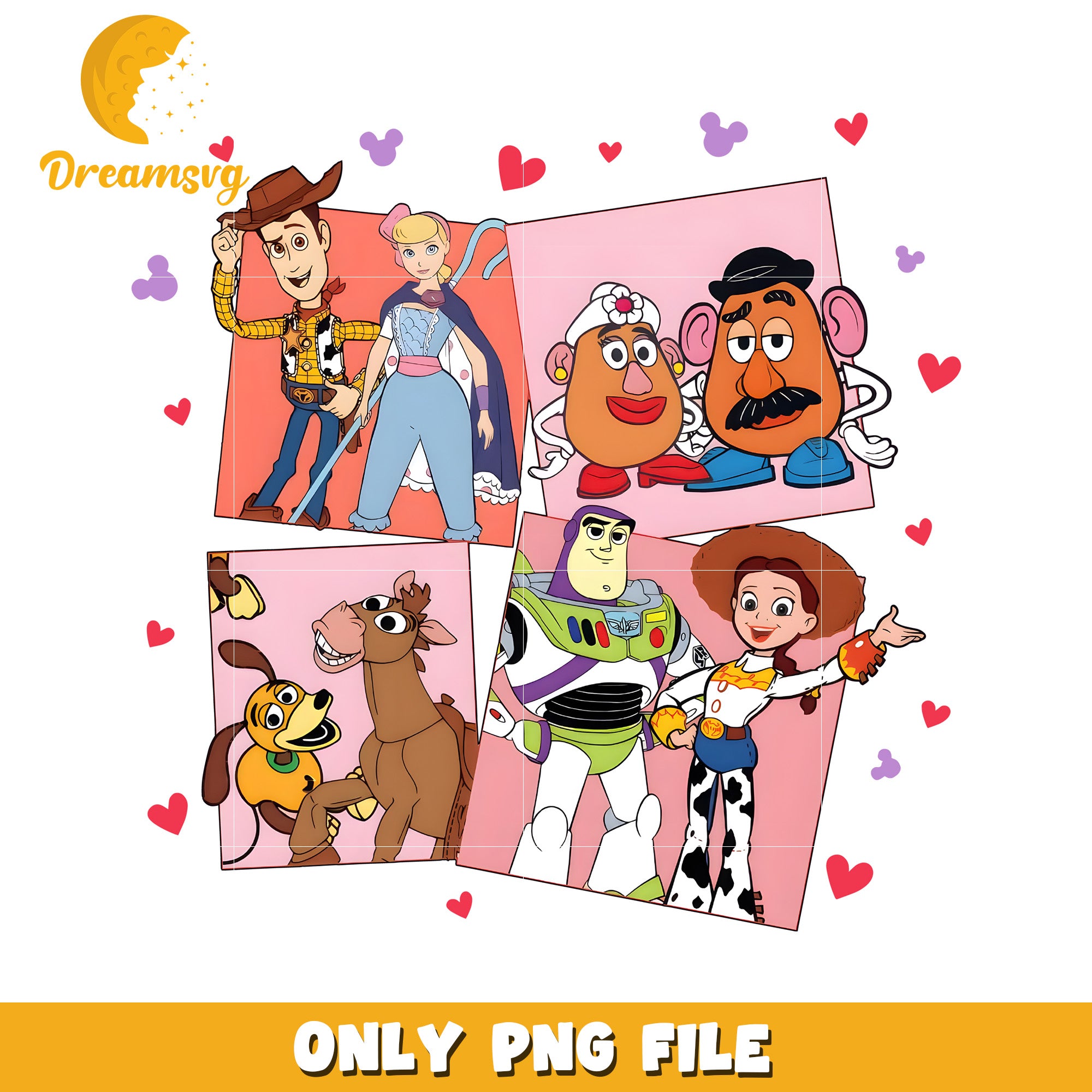 Toy Story PNG Characters – DreamSVG Store