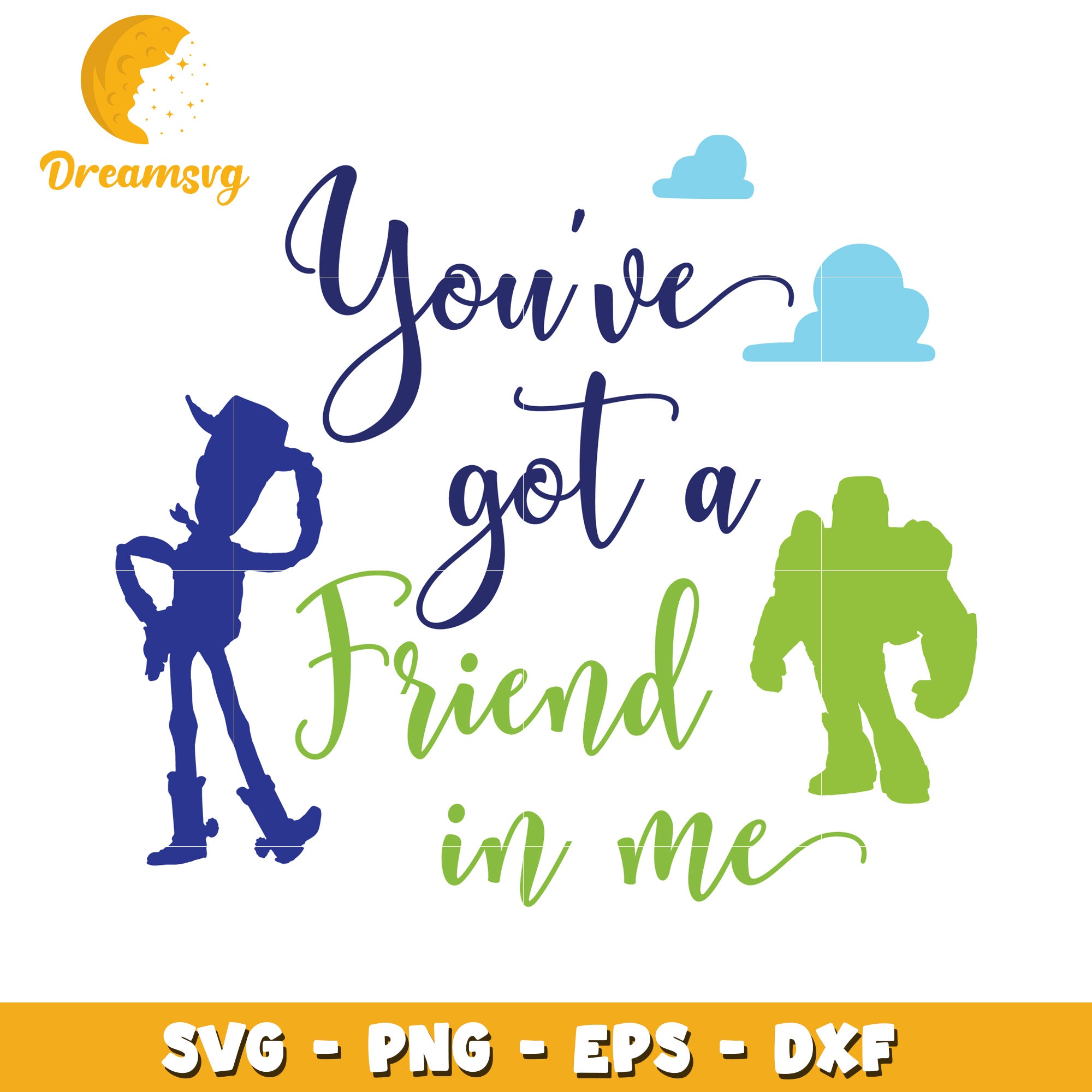 Toy Story SVG Friend In Me Cut File – DreamSVG Store