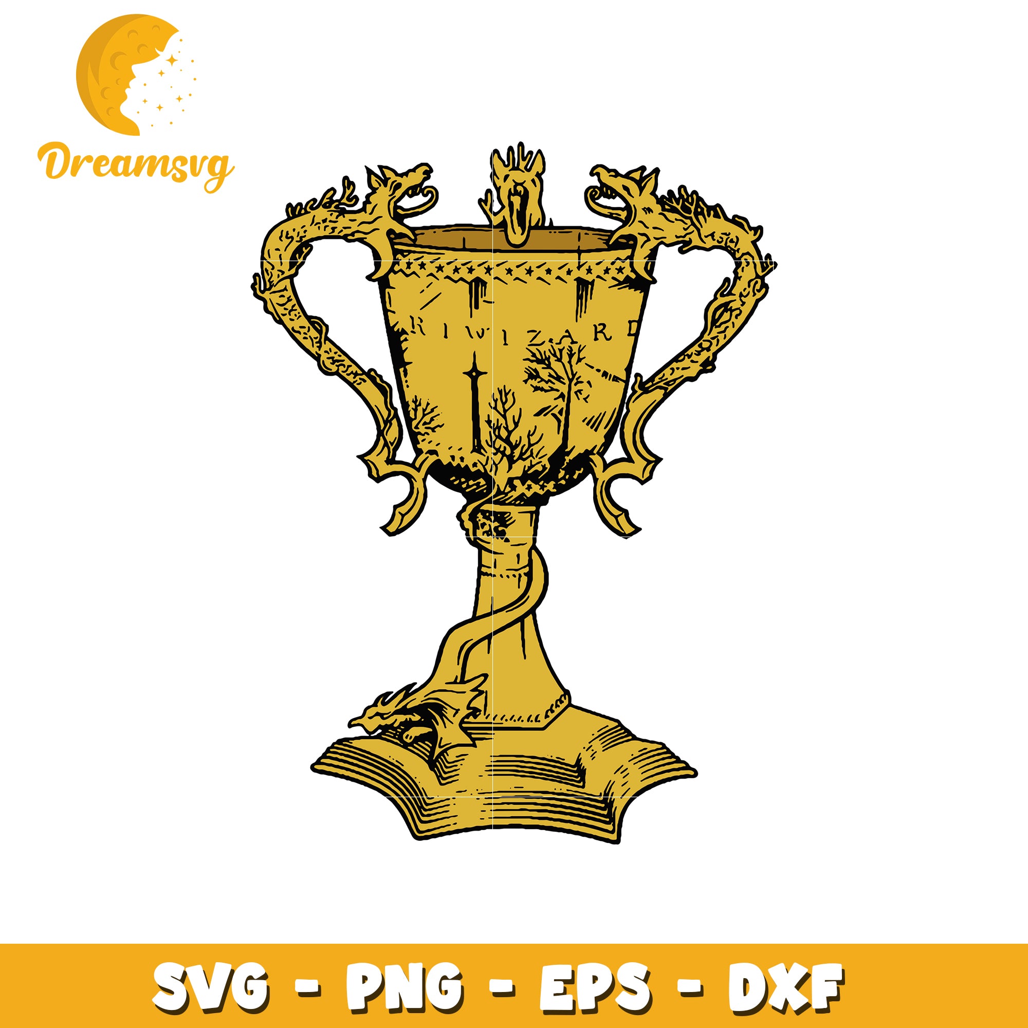 Triwizard Cup SVG Cut File – DreamSVG Store