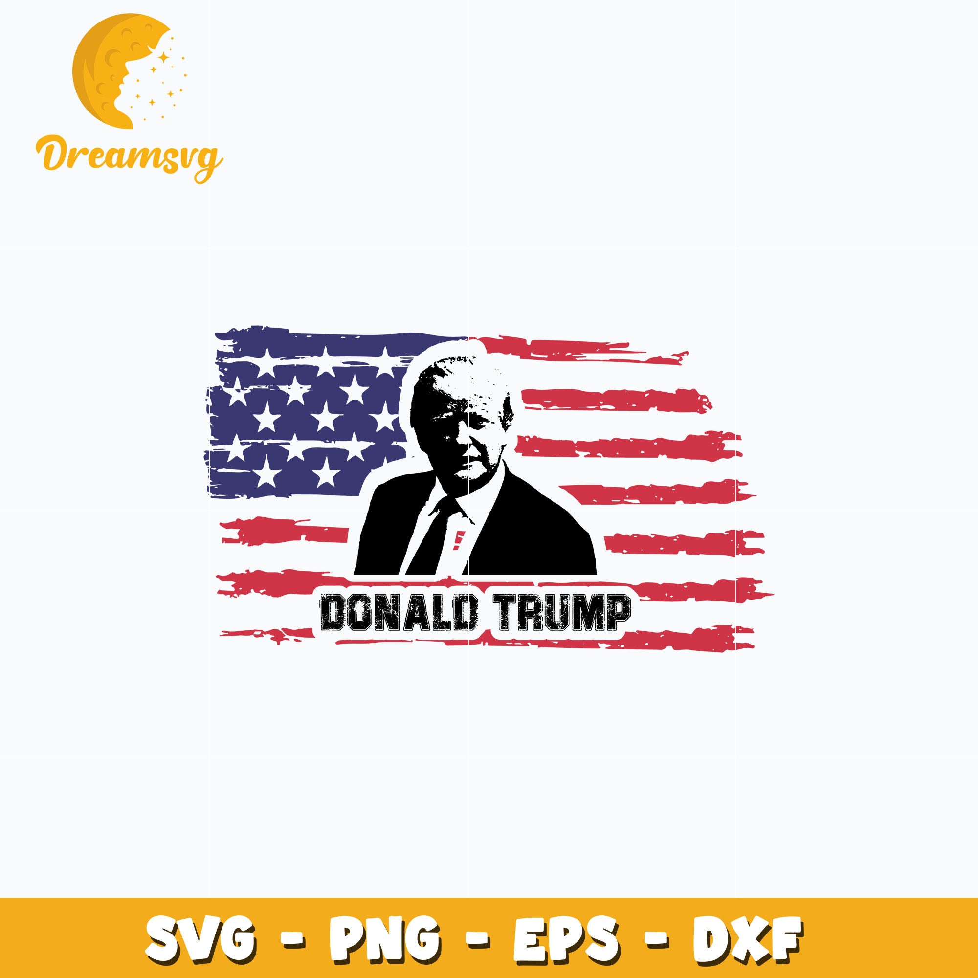 Donald trump flag america svg, digital download – DreamSVG Store