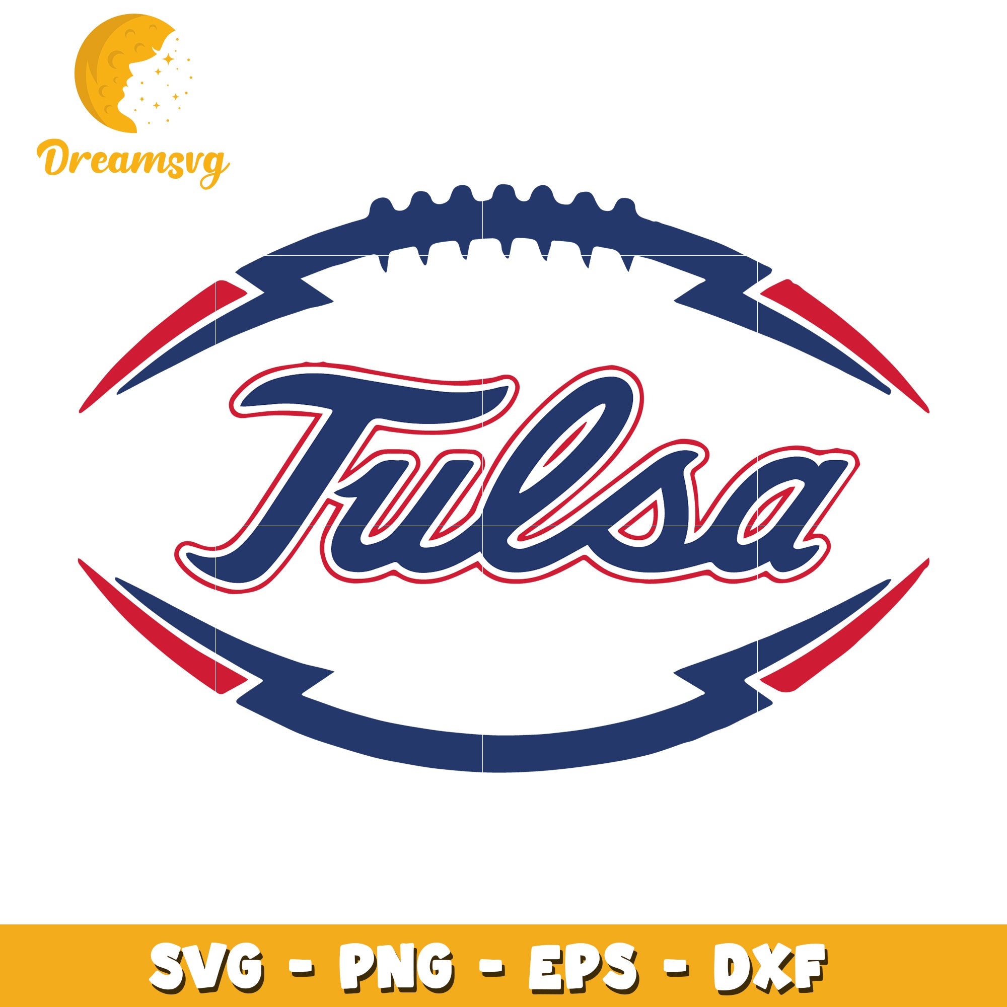 Tulsa Football SVG Cut File – DreamSVG Store