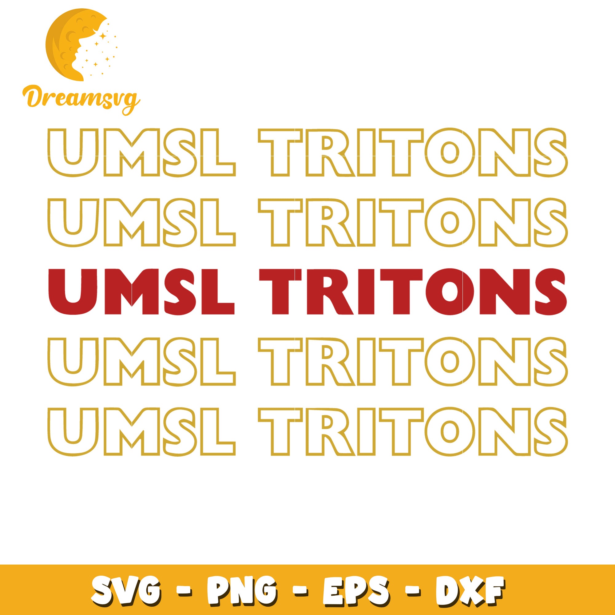 UMSL Tritons SVG Design for Crafting and Printing Projects – DreamSVG Store