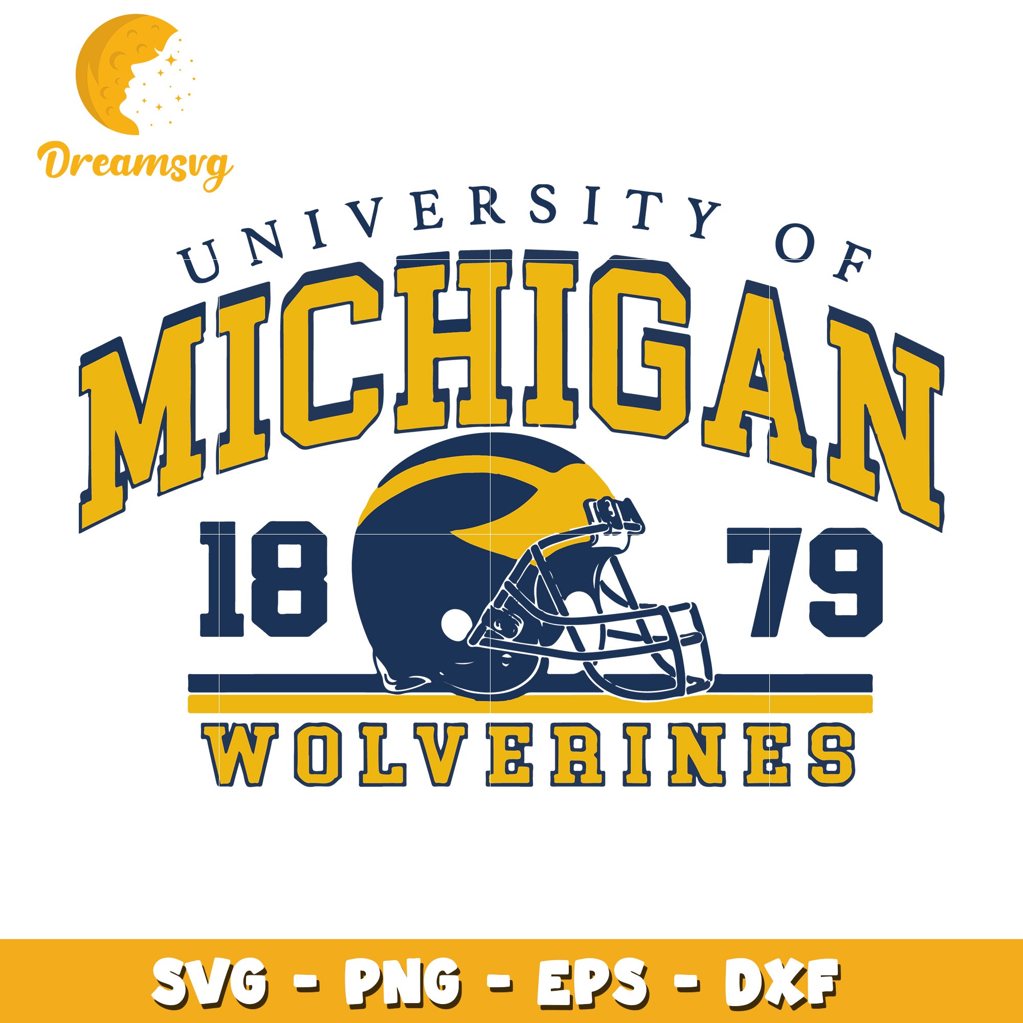 University of Michigan Wolverines SVG Design for Fans and Crafters ...
