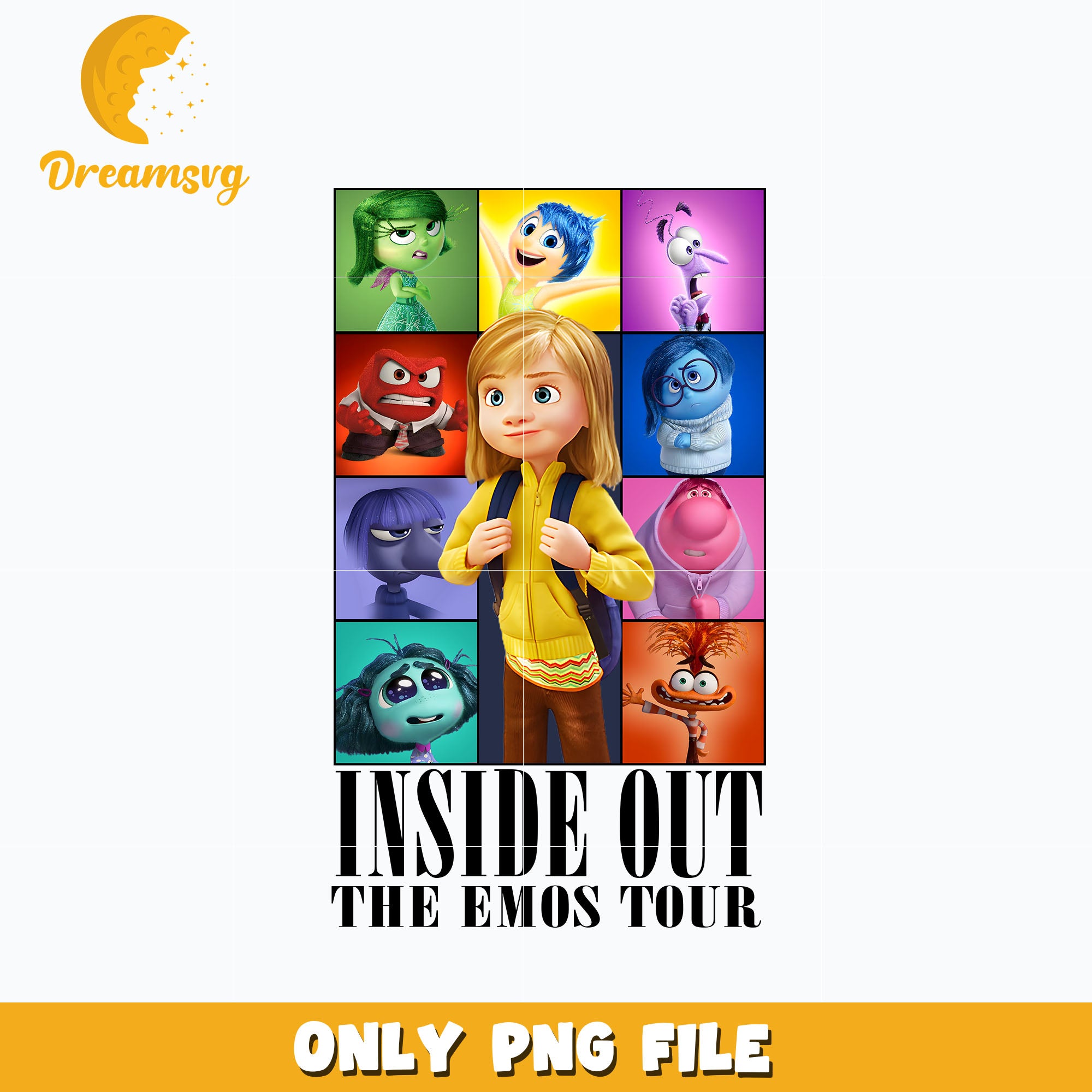 Inside Out the Emos Tour png – DreamSVG Store