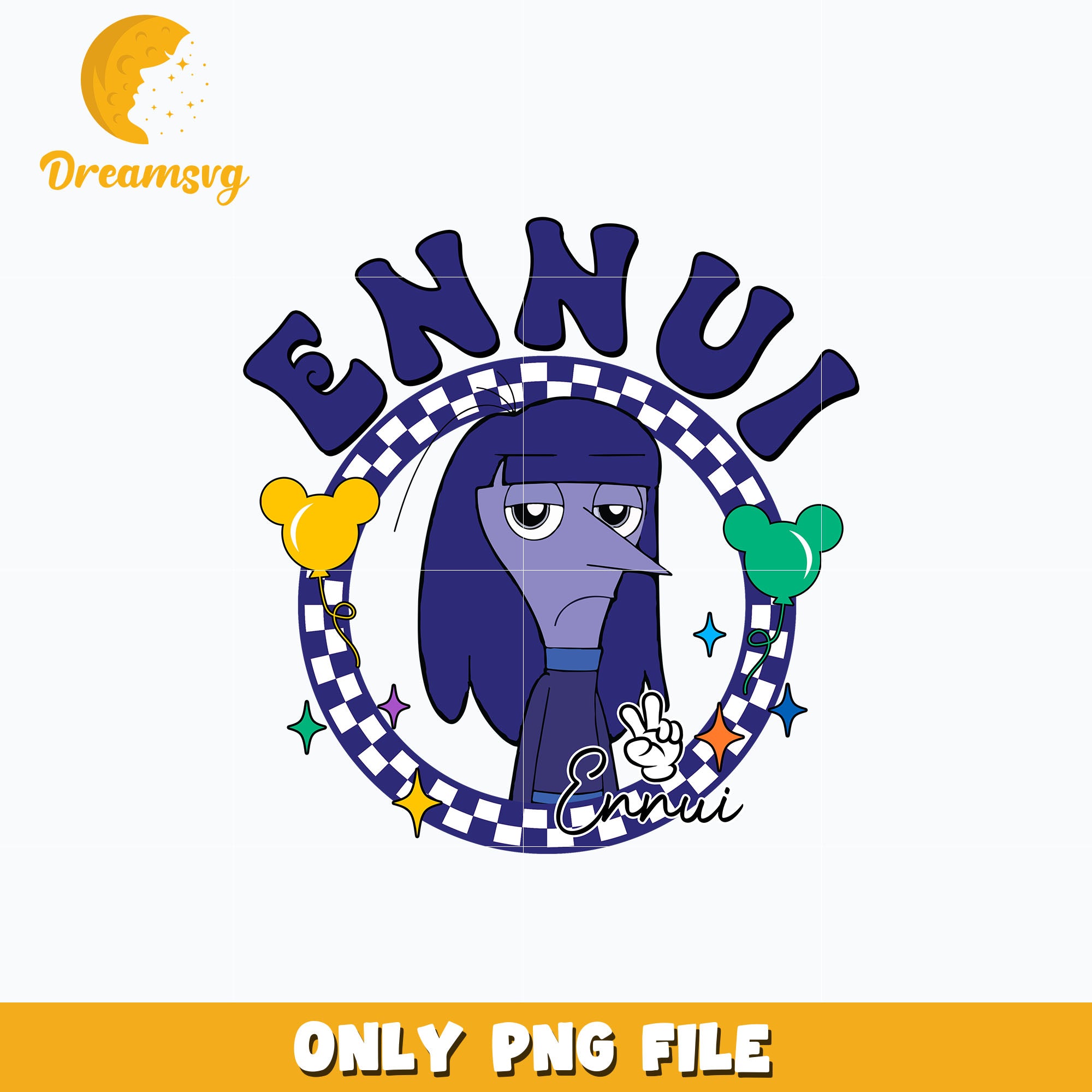 Inside Out Ennui design png – DreamSVG Store