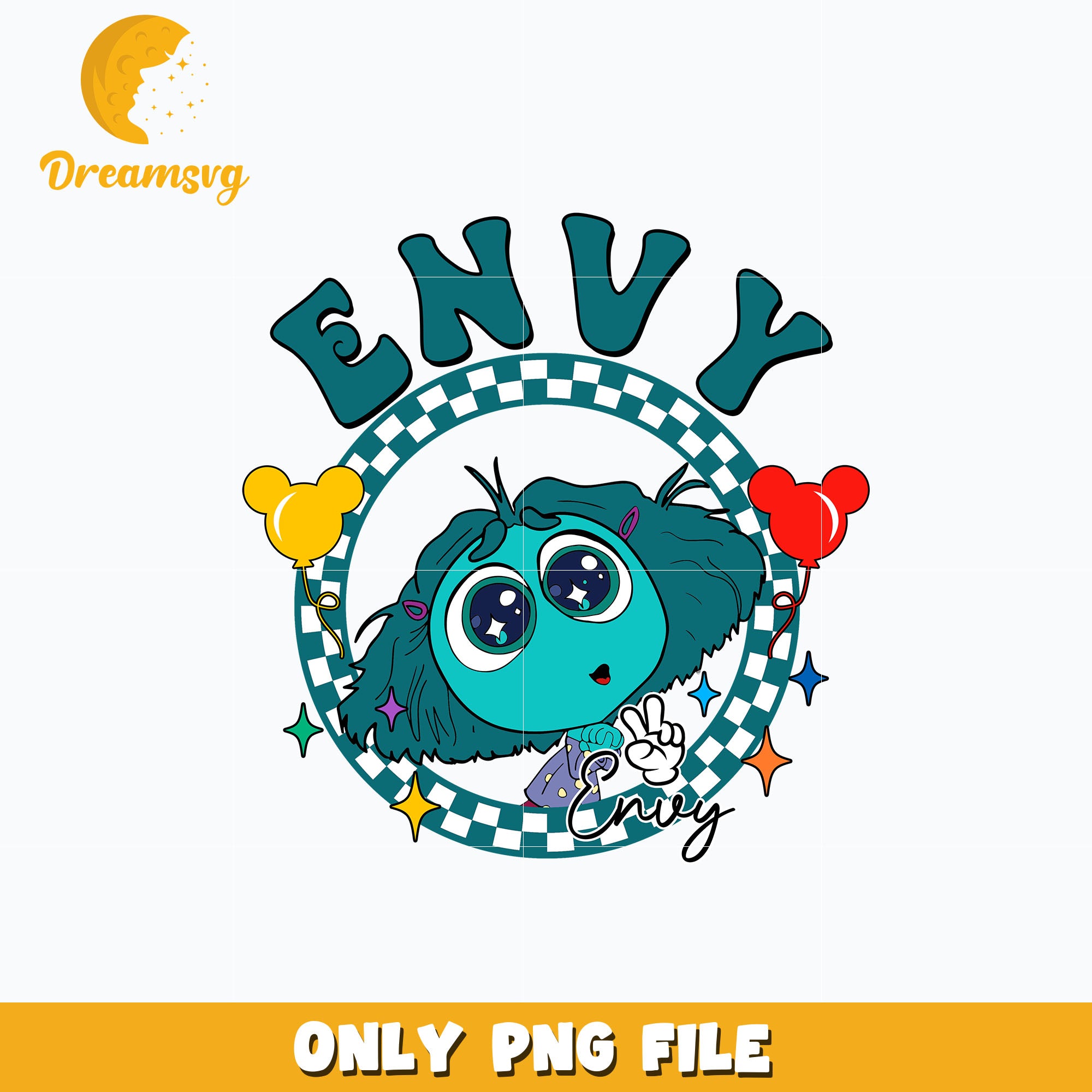 Inside Out Envy design png – DreamSVG Store