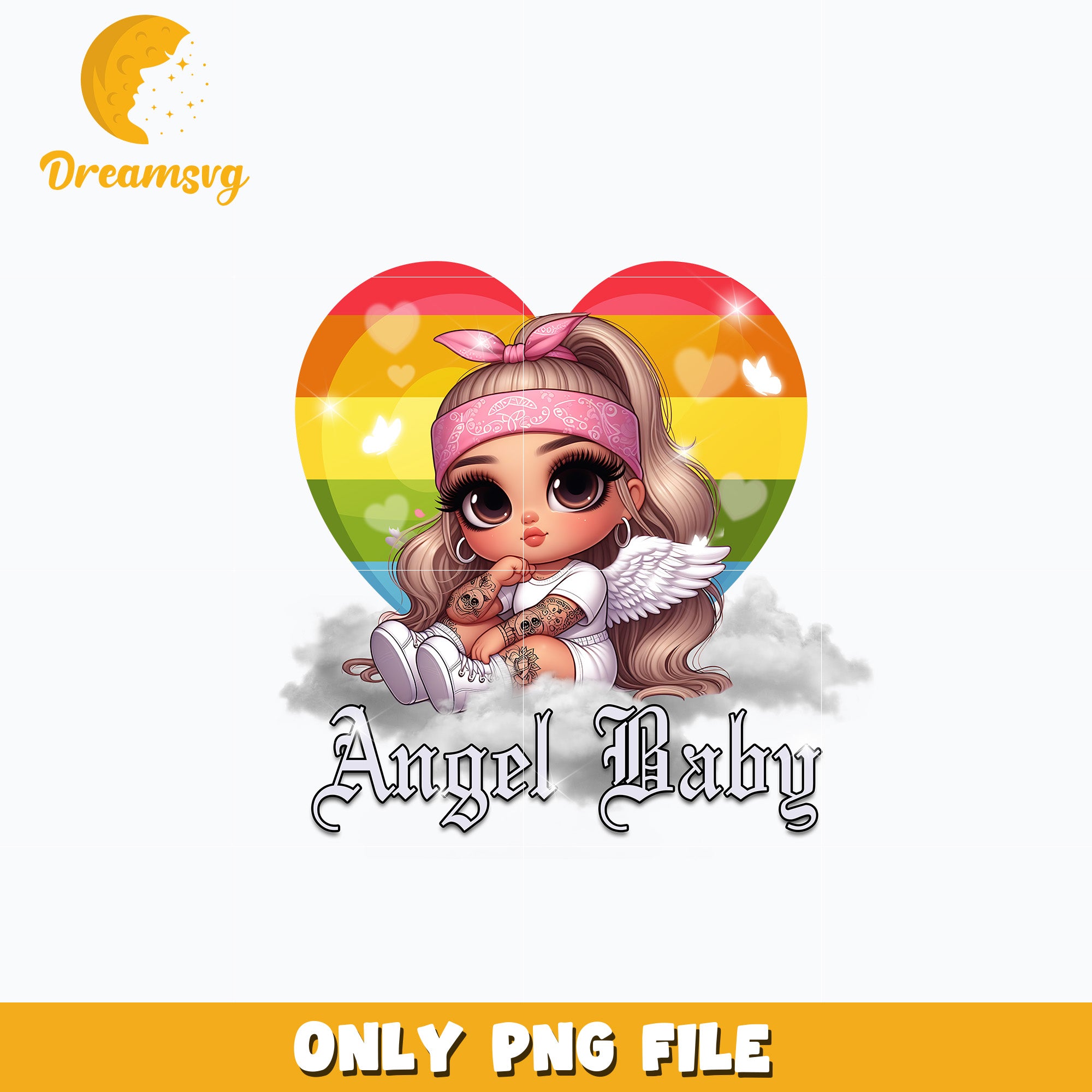 Chicano angel baby cute valentine png – DreamSVG Store