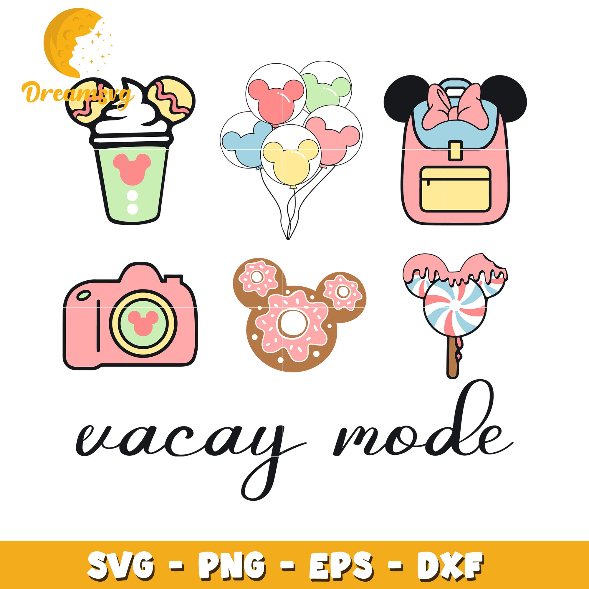 Vacation Mode SVG Cut Files Bundle – DreamSVG Store