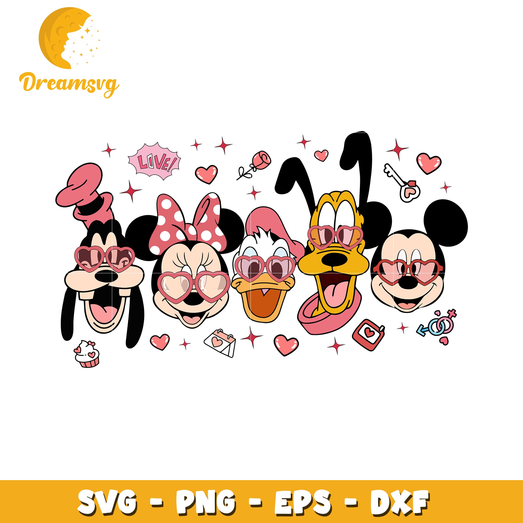 Valentines Day Disney SVG Bundle – DreamSVG Store