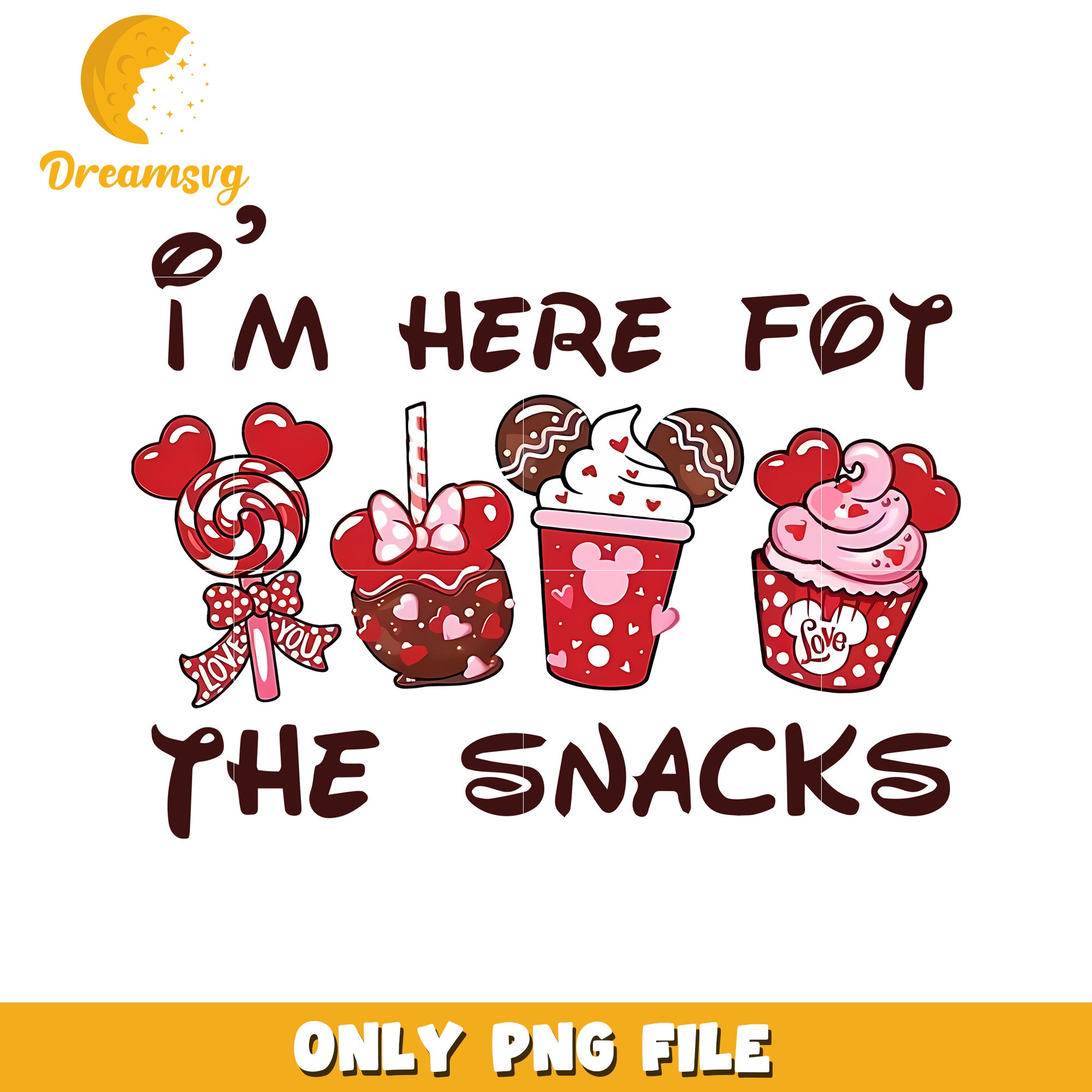 Valentines Day Snacks PNG – DreamSVG Store