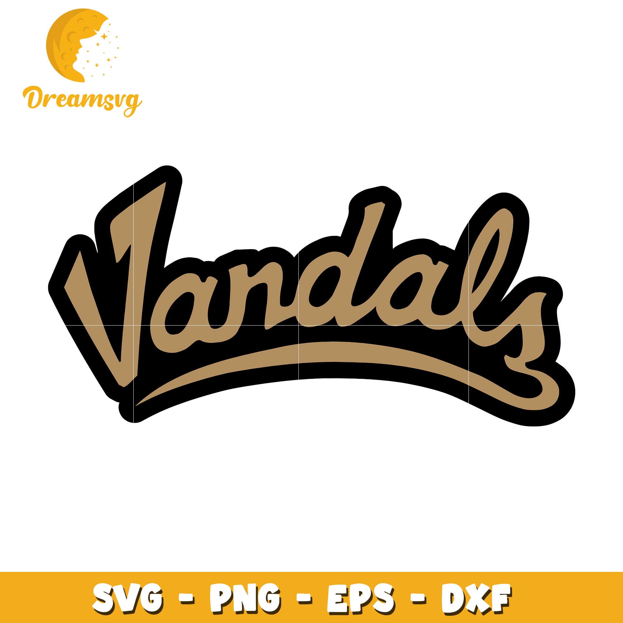 Vandal SVG Cut File PNG EPS DXF – DreamSVG Store