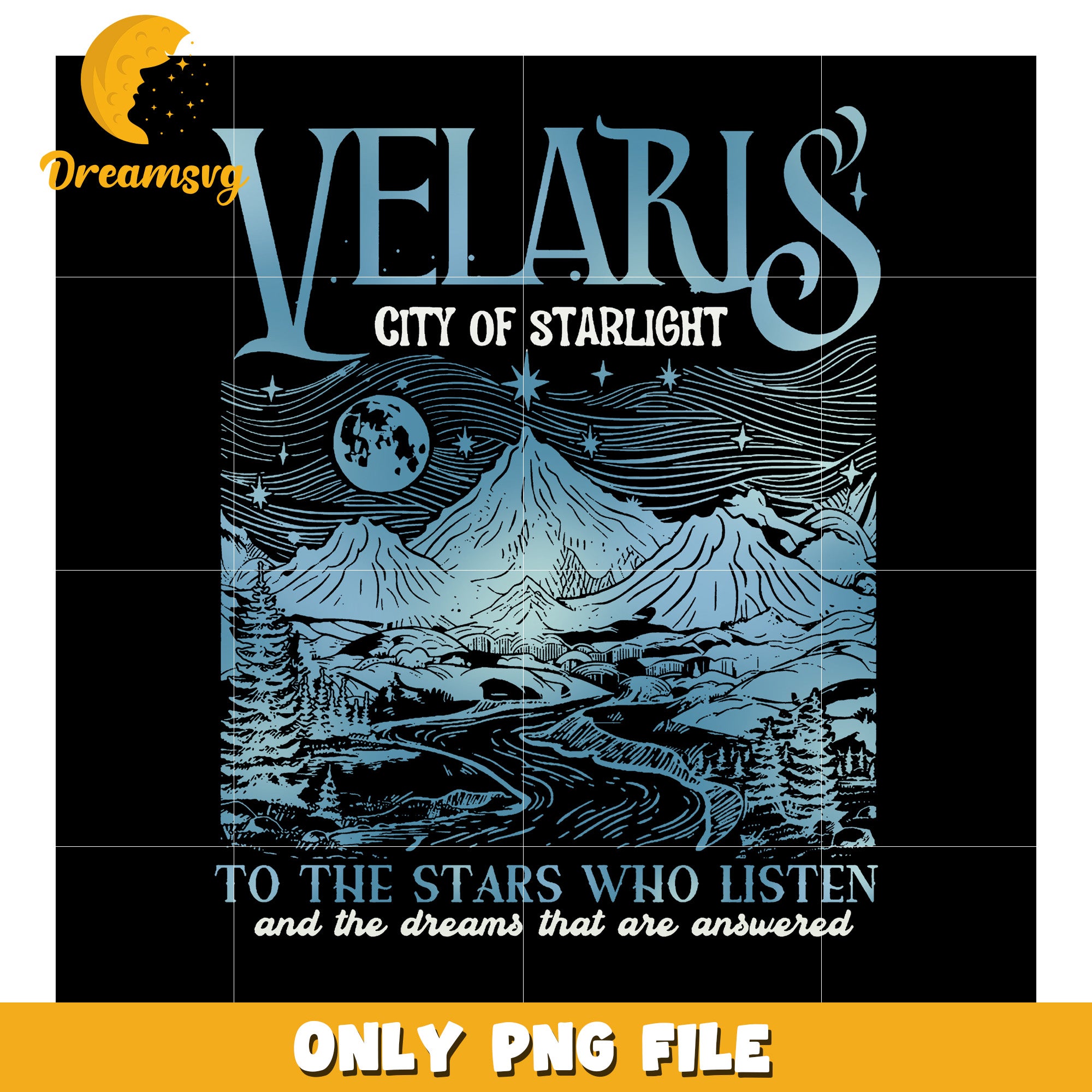 Velaris the dream that are answered png, night court fantasy png – DreamSVG Store