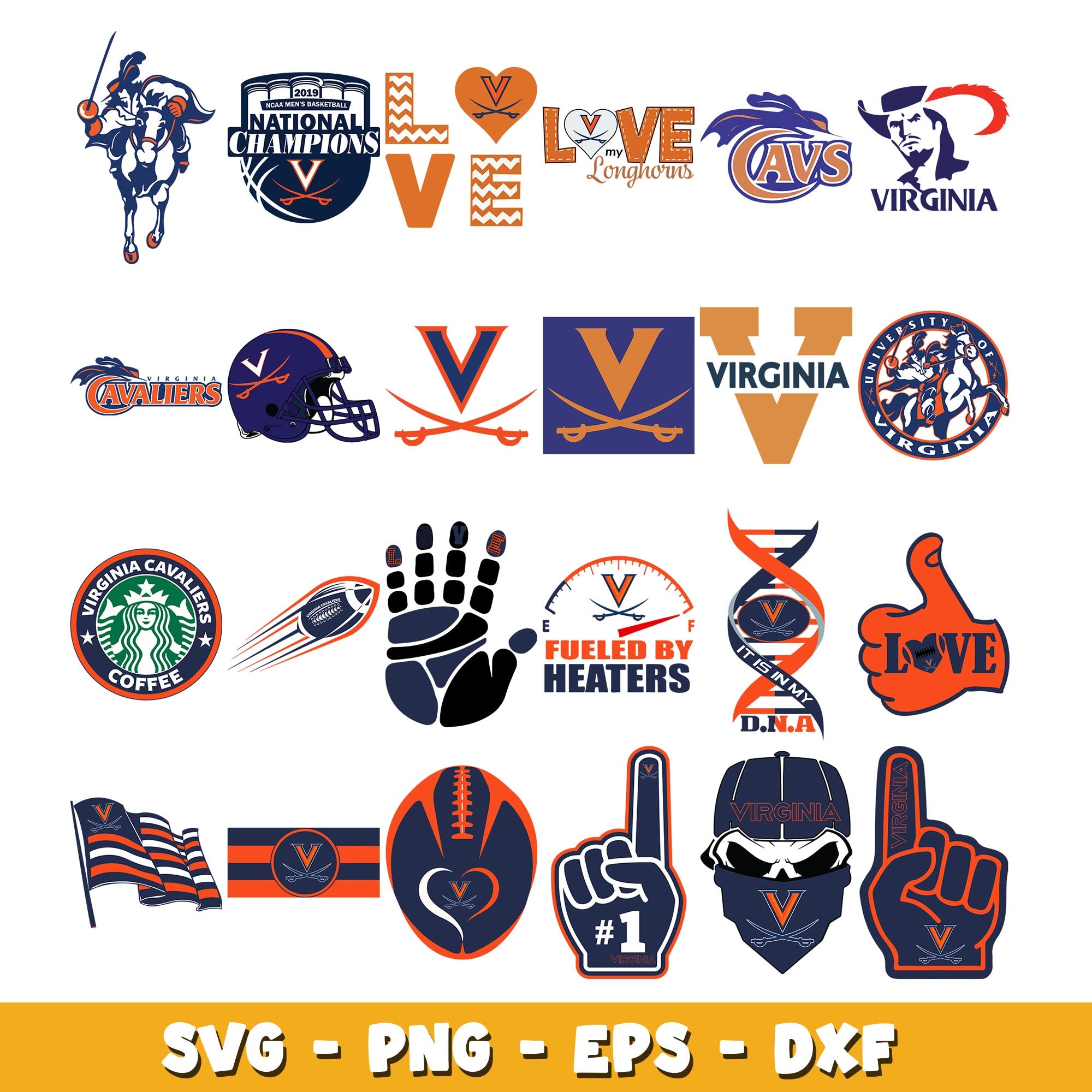 Virginia logo Bundle svg, Virginia logo svg, ncaa svg – DreamSVG Store