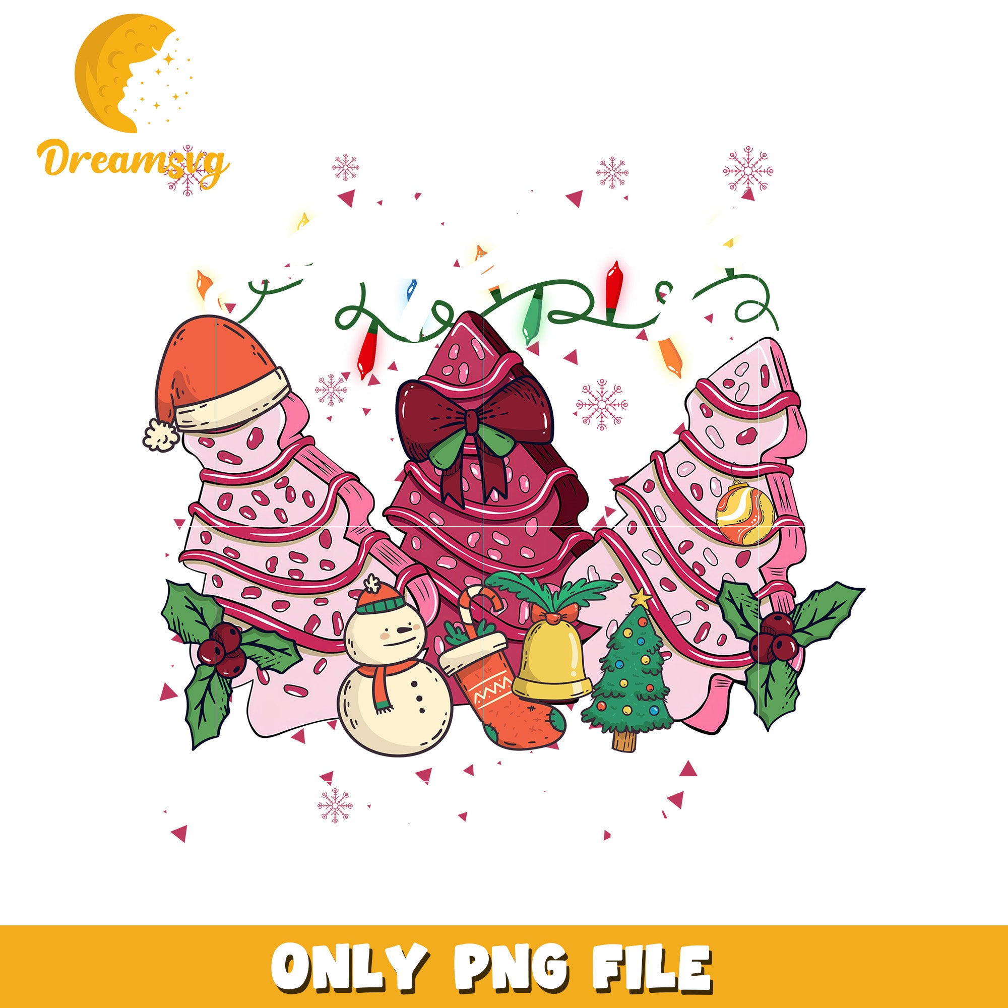We can leave the christmas lights up png, christmas tree cake png ...