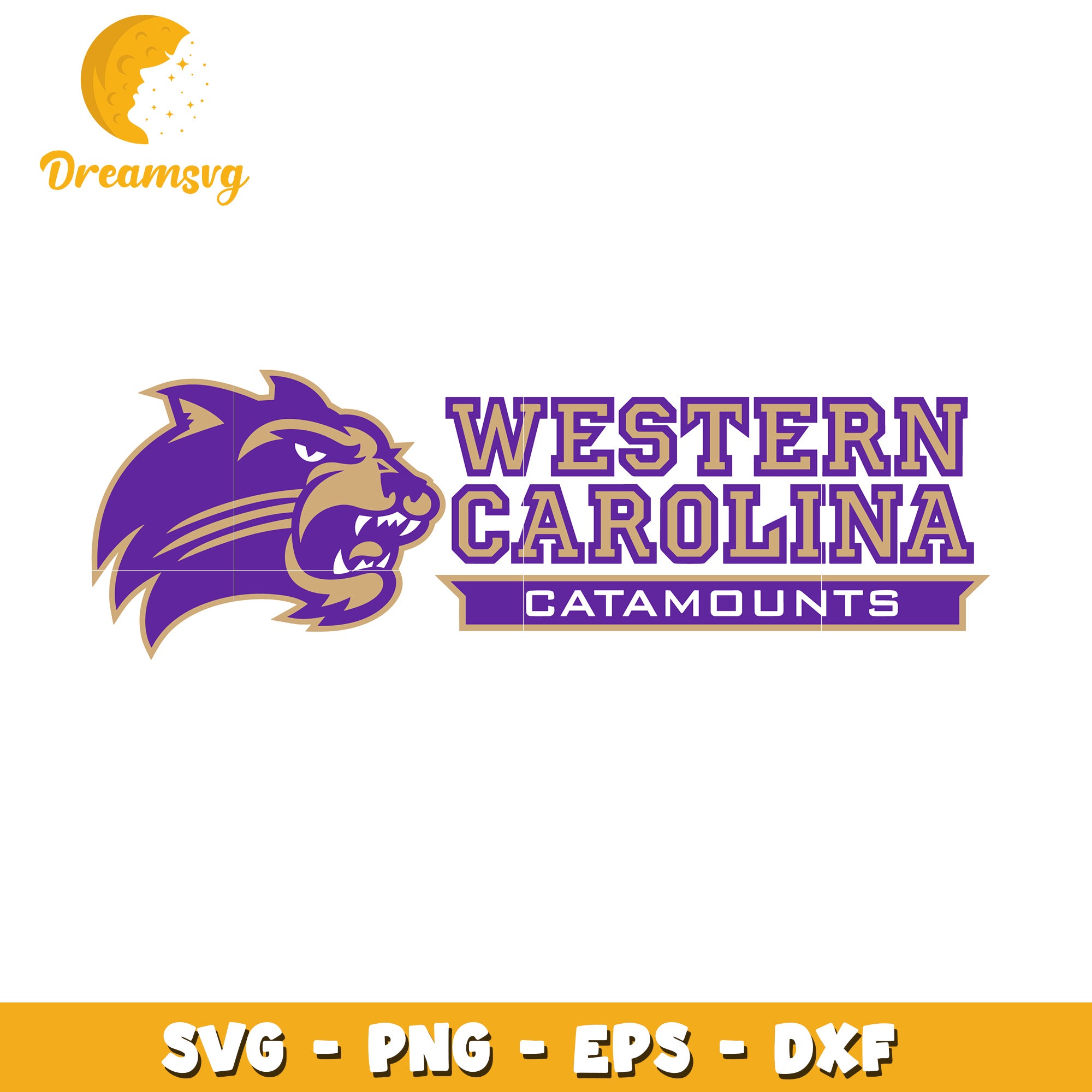 Western Carolina Catamounts SVG Logo for Sports Fans and Crafts ...