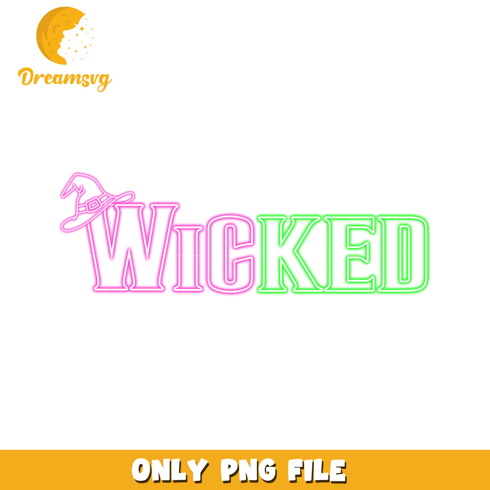 Wicked movie logo design png, wicked the movie png, logo png – DreamSVG ...