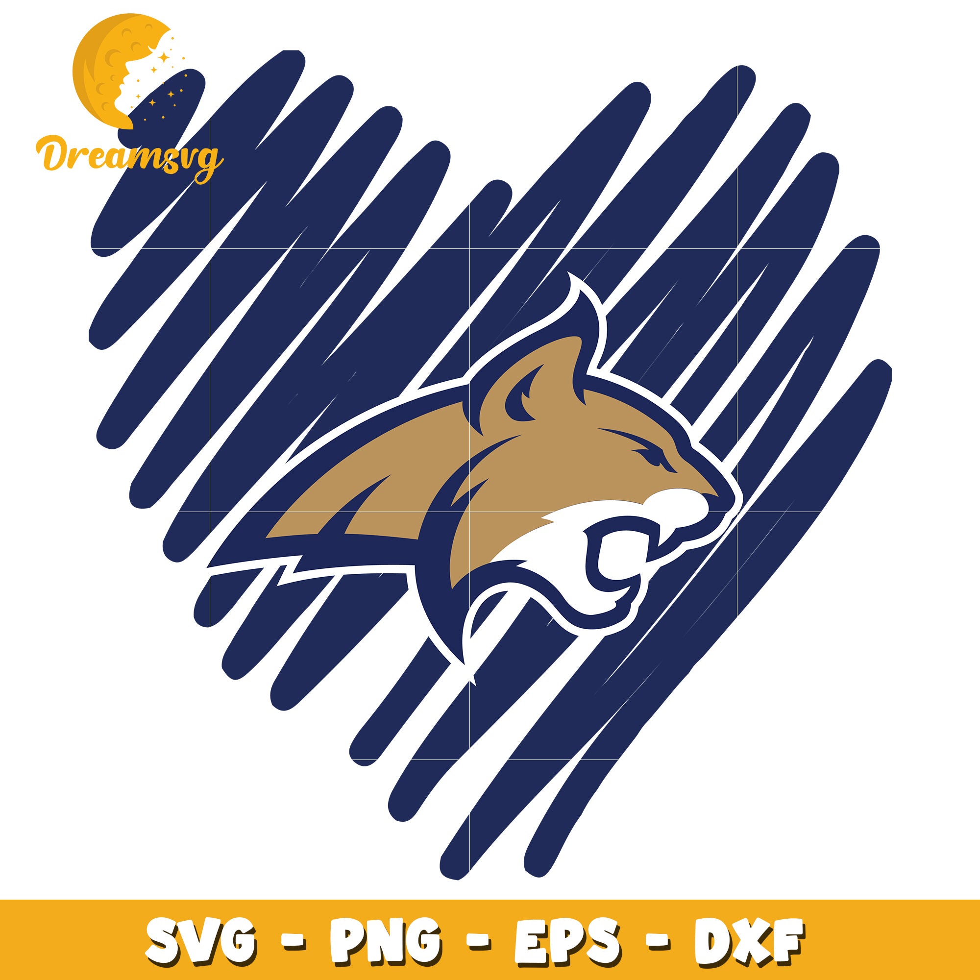 Wildcat Heart SVG PNG EPS DXF Cut Files – DreamSVG Store