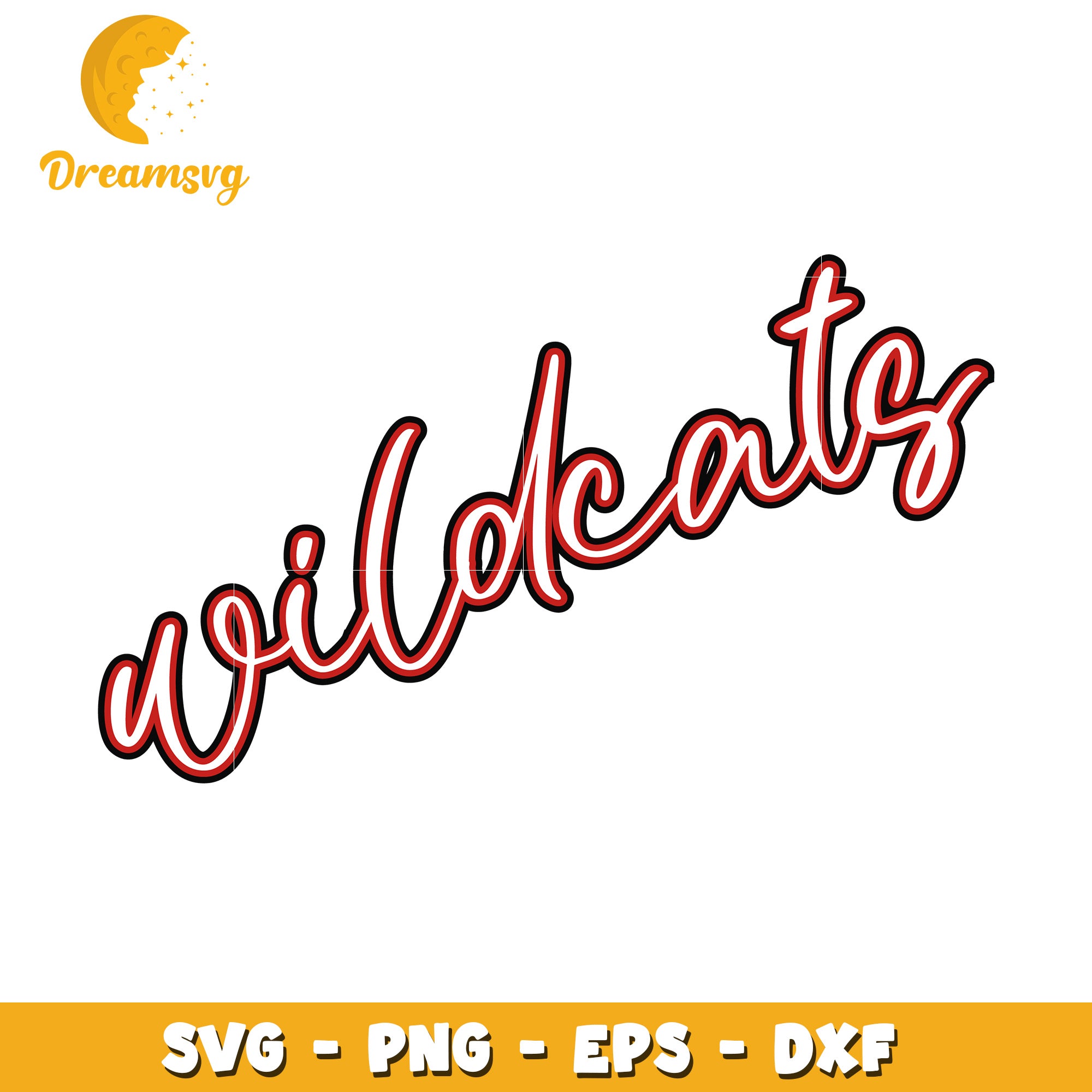 Wildcats SVG Script Font for Creative Design Projects Online – DreamSVG ...