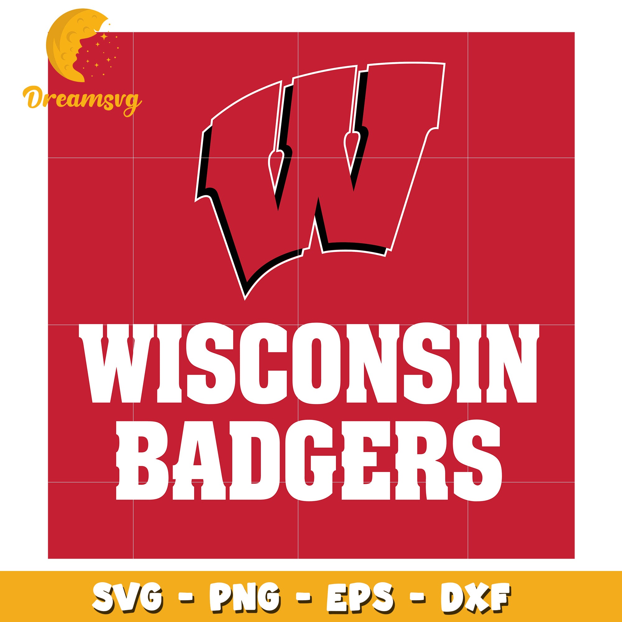 Wisconsin Badgers SVG Graphic for Fans and Merchandise Design ...