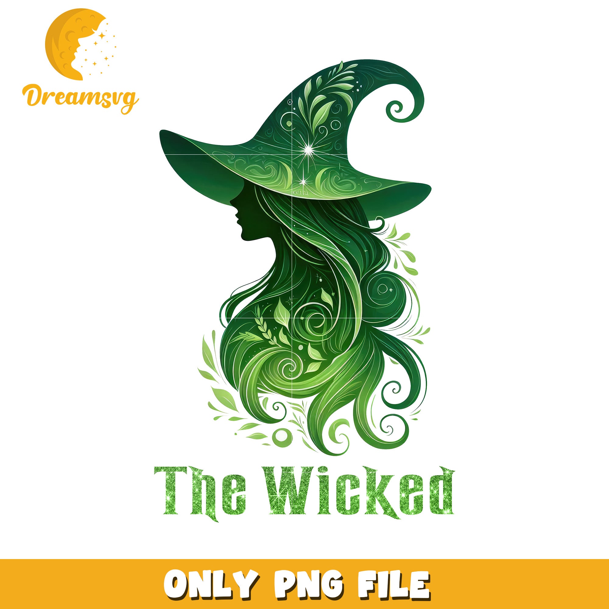 Witch the wicked logo design png, wicked the movie png – DreamSVG Store