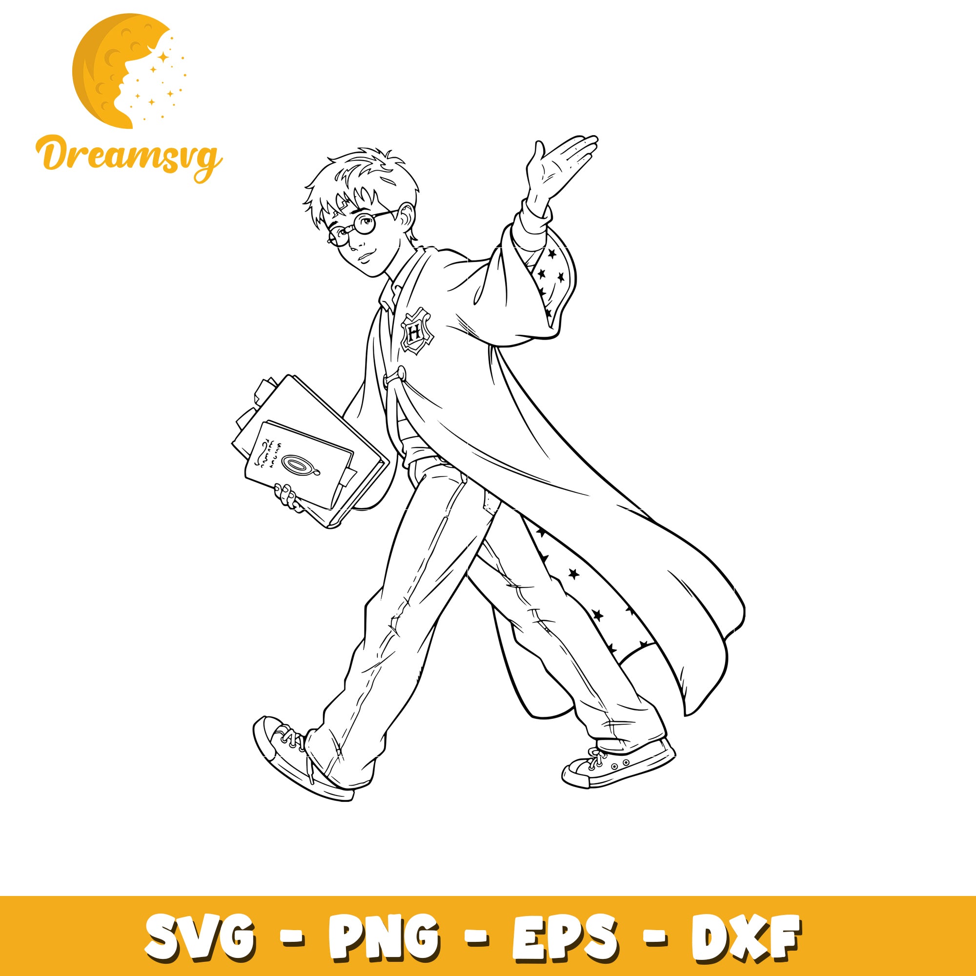 Wizard Boy SVG Cut File – DreamSVG Store