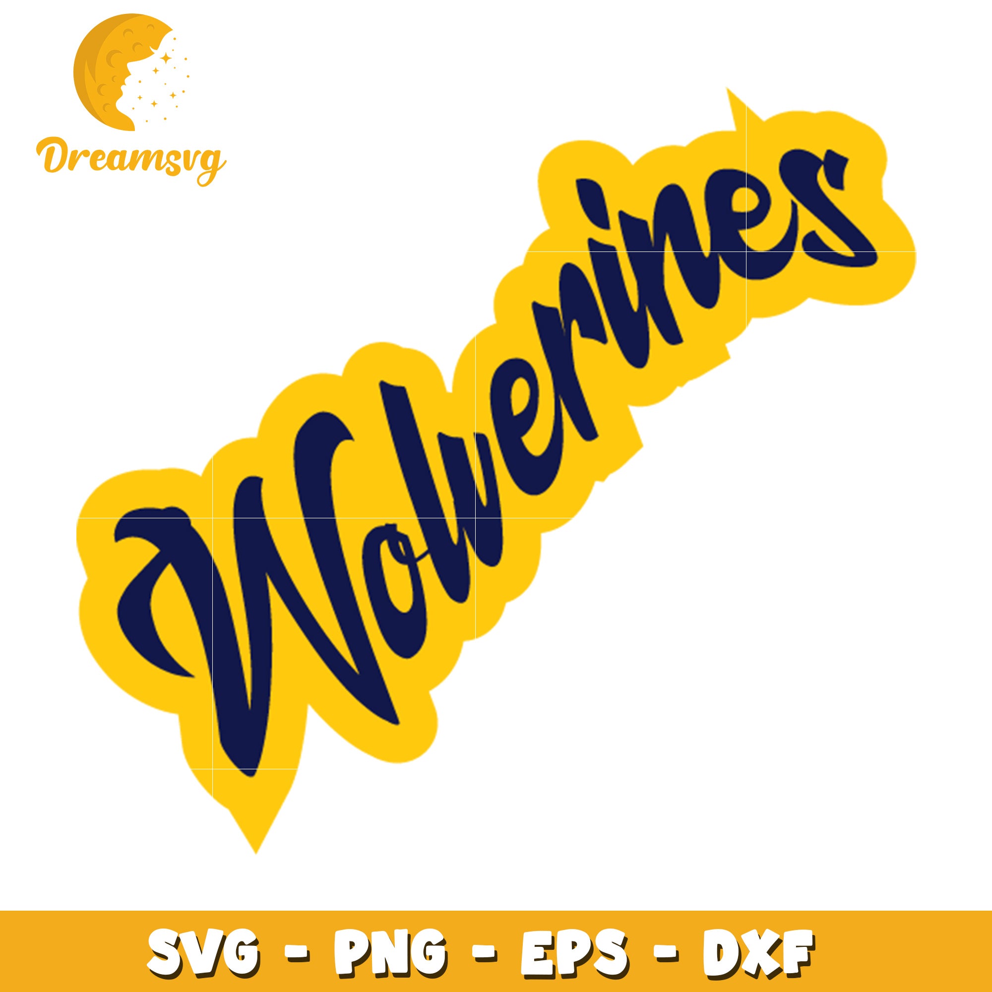 Wolverines SVG Design for Crafts and DIY Projects Downloadable – DreamSVG Store