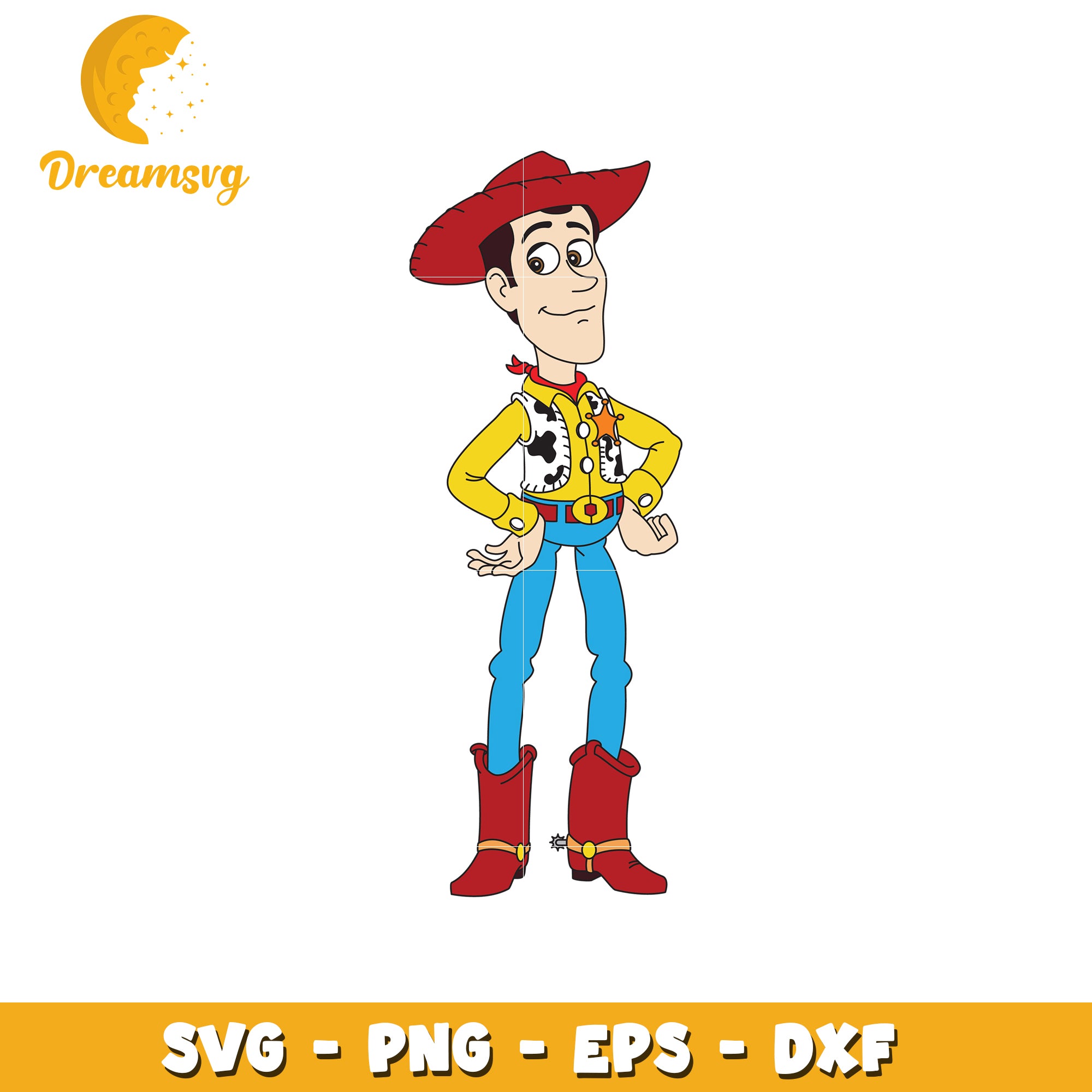 Woody Character SVG File for Creative Projects – DreamSVG Store