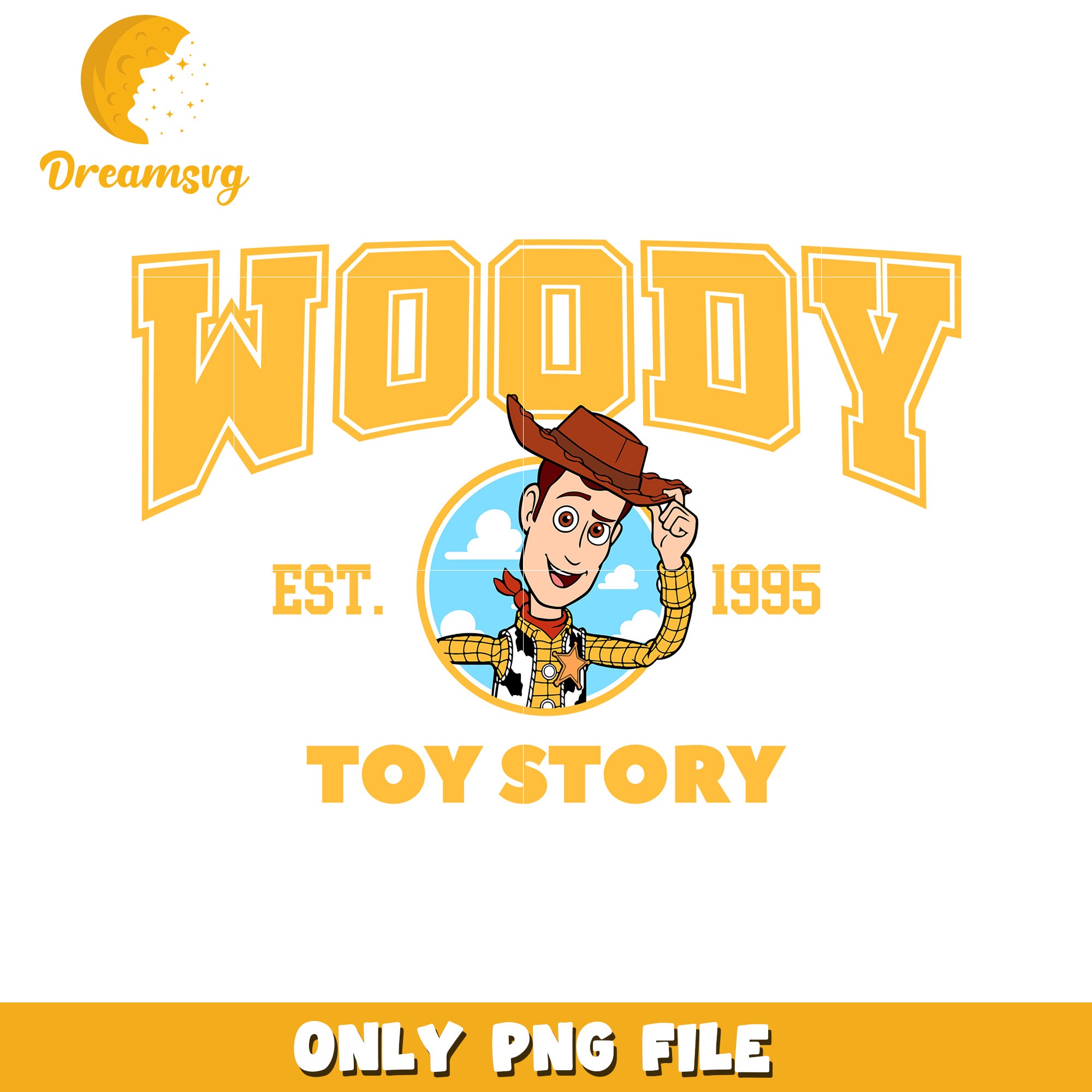 Woody Toy Story PNG File Graphic for Fans and Collectors – DreamSVG Store