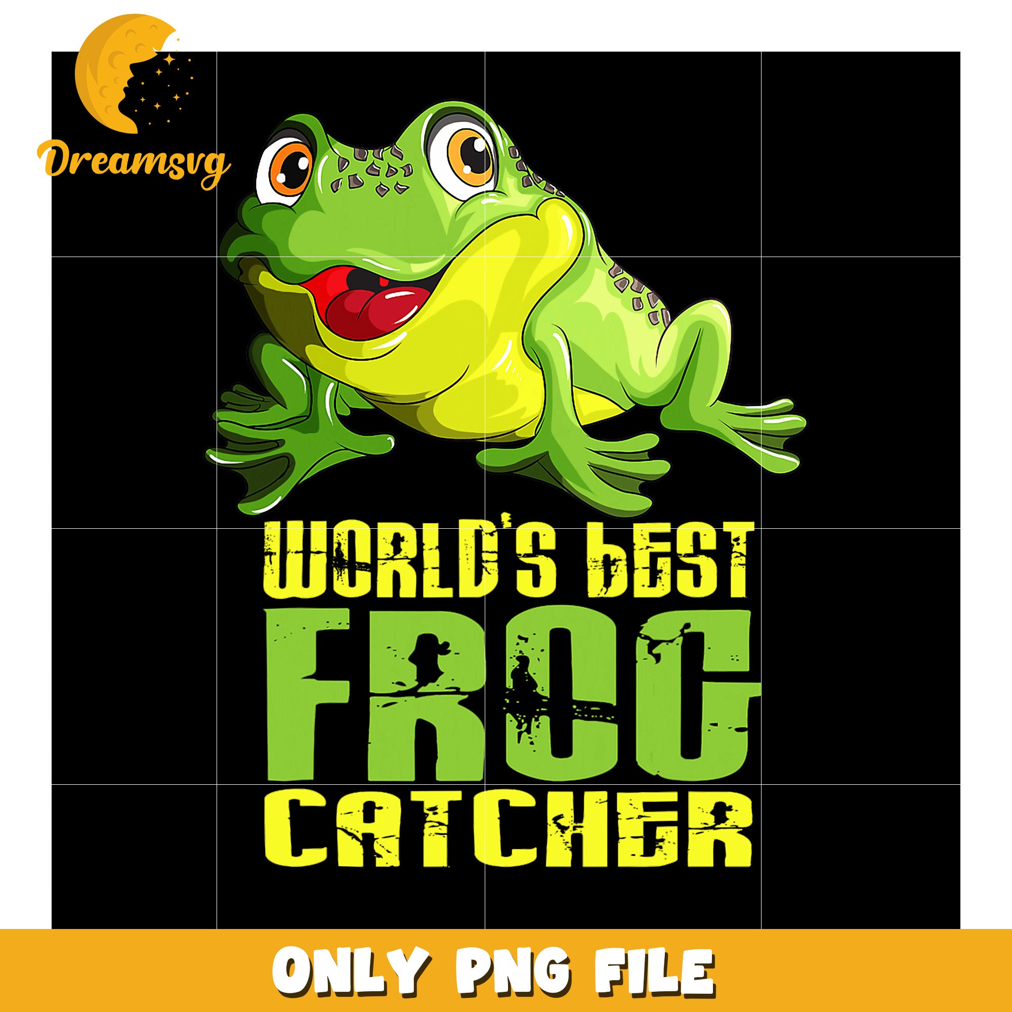 Worlds Best Frog Catcher PNG – DreamSVG Store