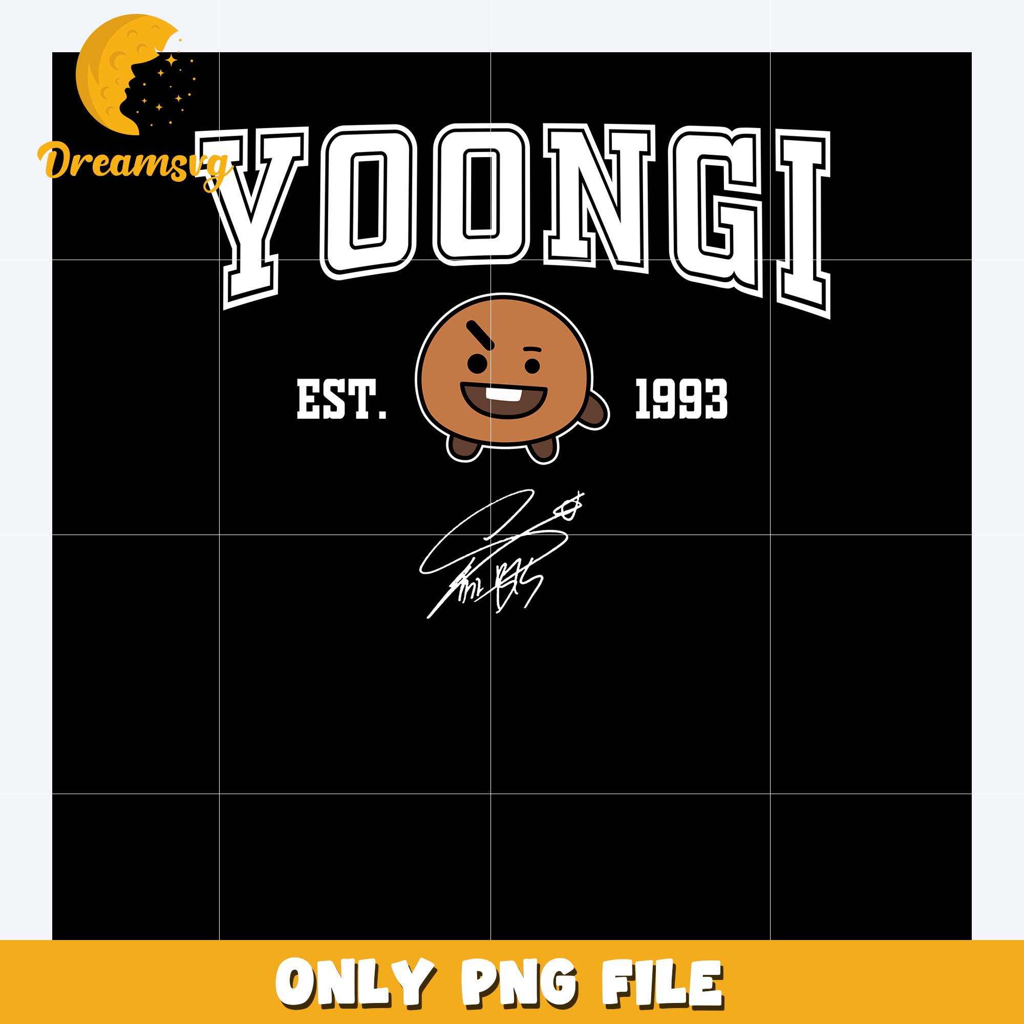 Yoongi white letter png, bangtan boys png, bts members mascots png ...