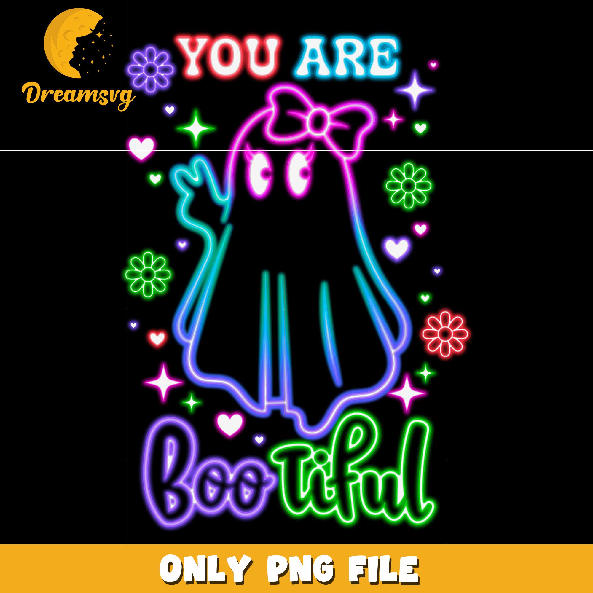 You are boo tiful neon png, spooky autumn png, trick or treat png ...