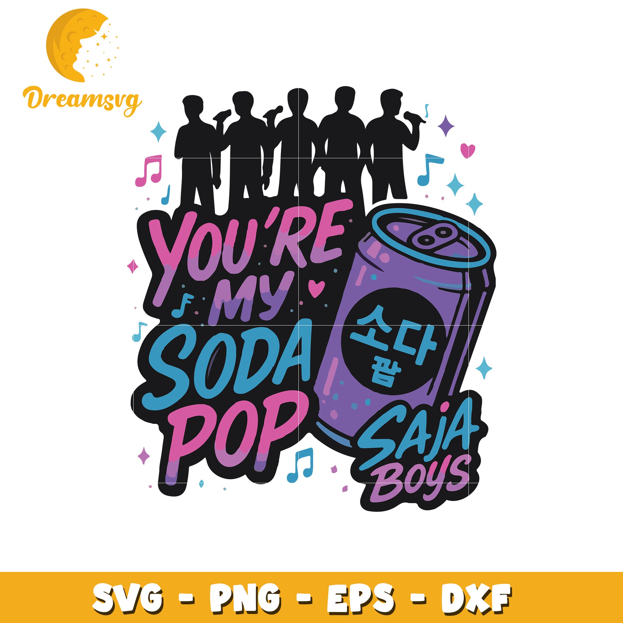 You are my soda pop svg, saja cartoon svg, cute boys band svg ...