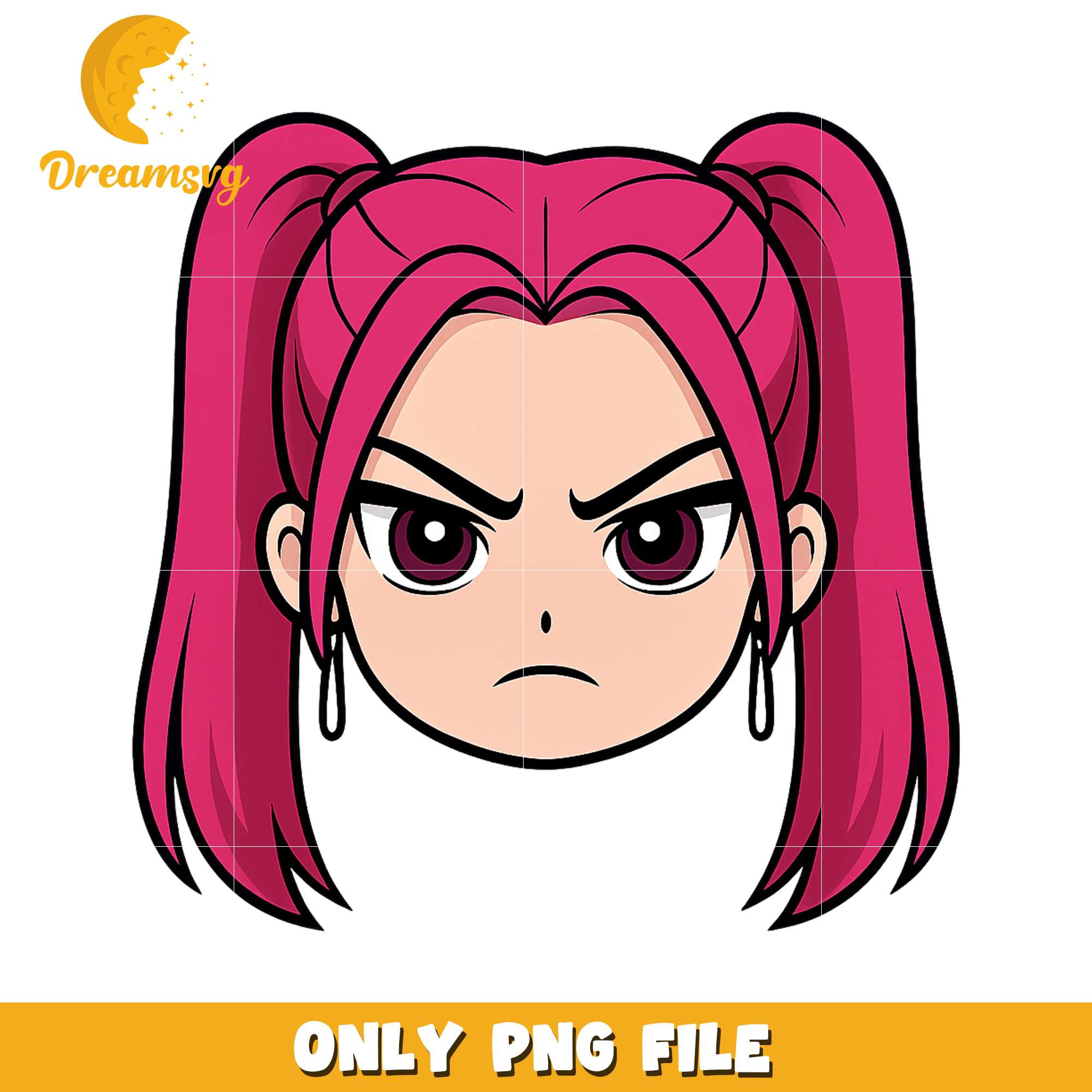Yuna huntrix png, demon idol png, kpop cartoon png – DreamSVG Store