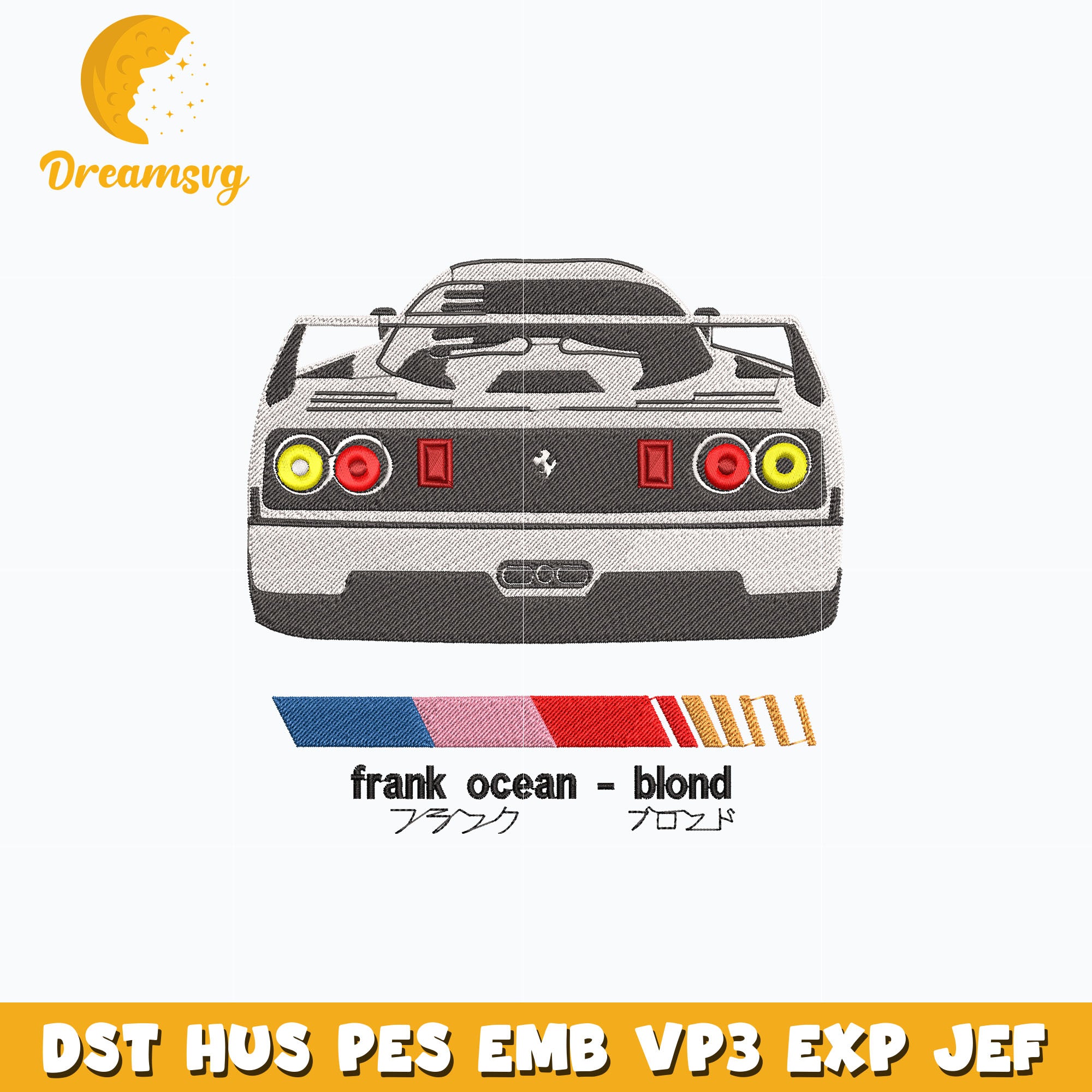 Car anime design embroidery – DreamSVG Store