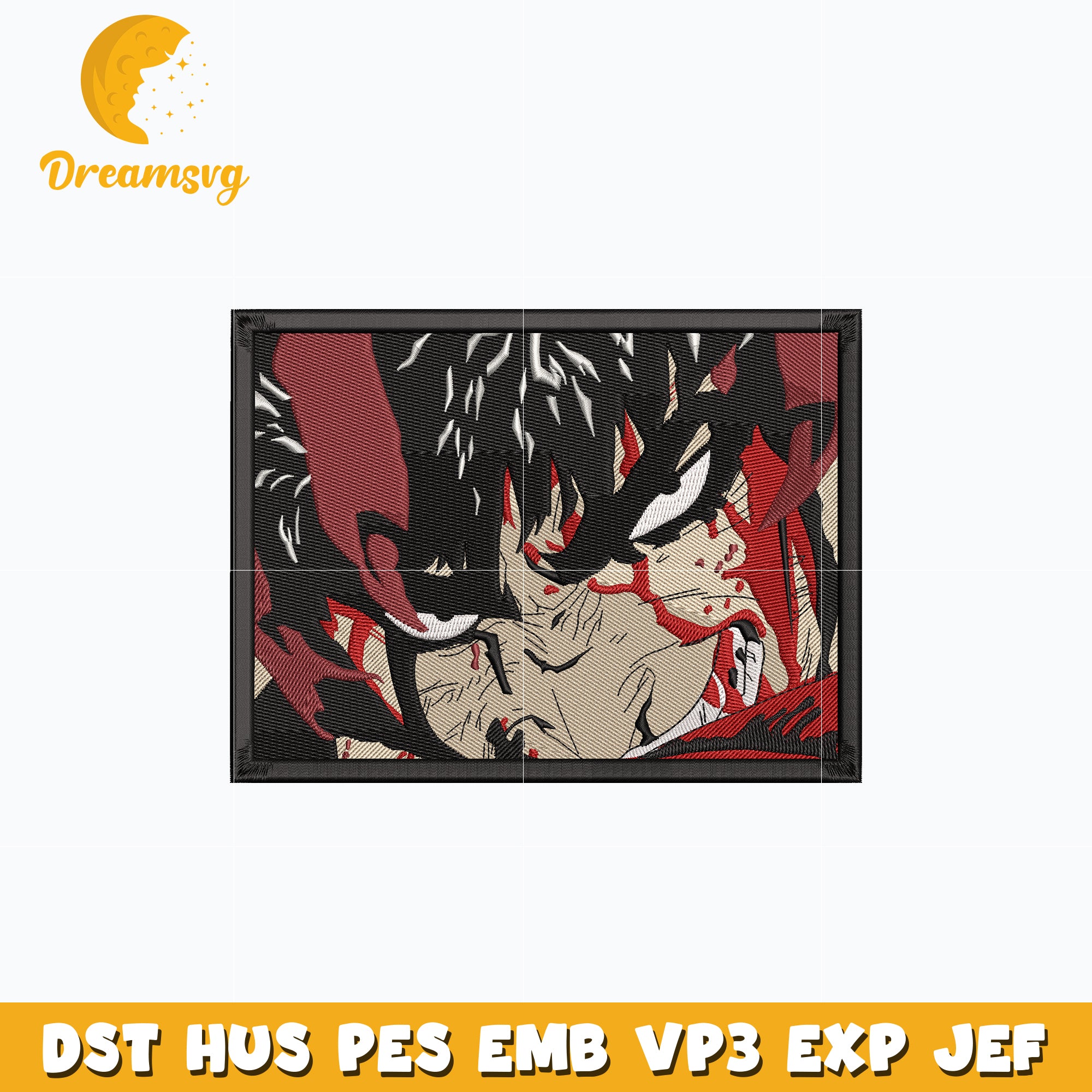 Berserk face embroidery design – DreamSVG Store