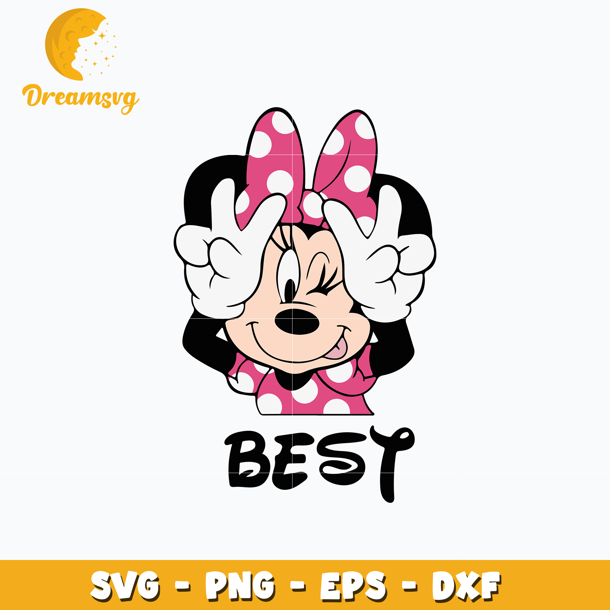 Minnie mouse cute best svg – DreamSVG Store