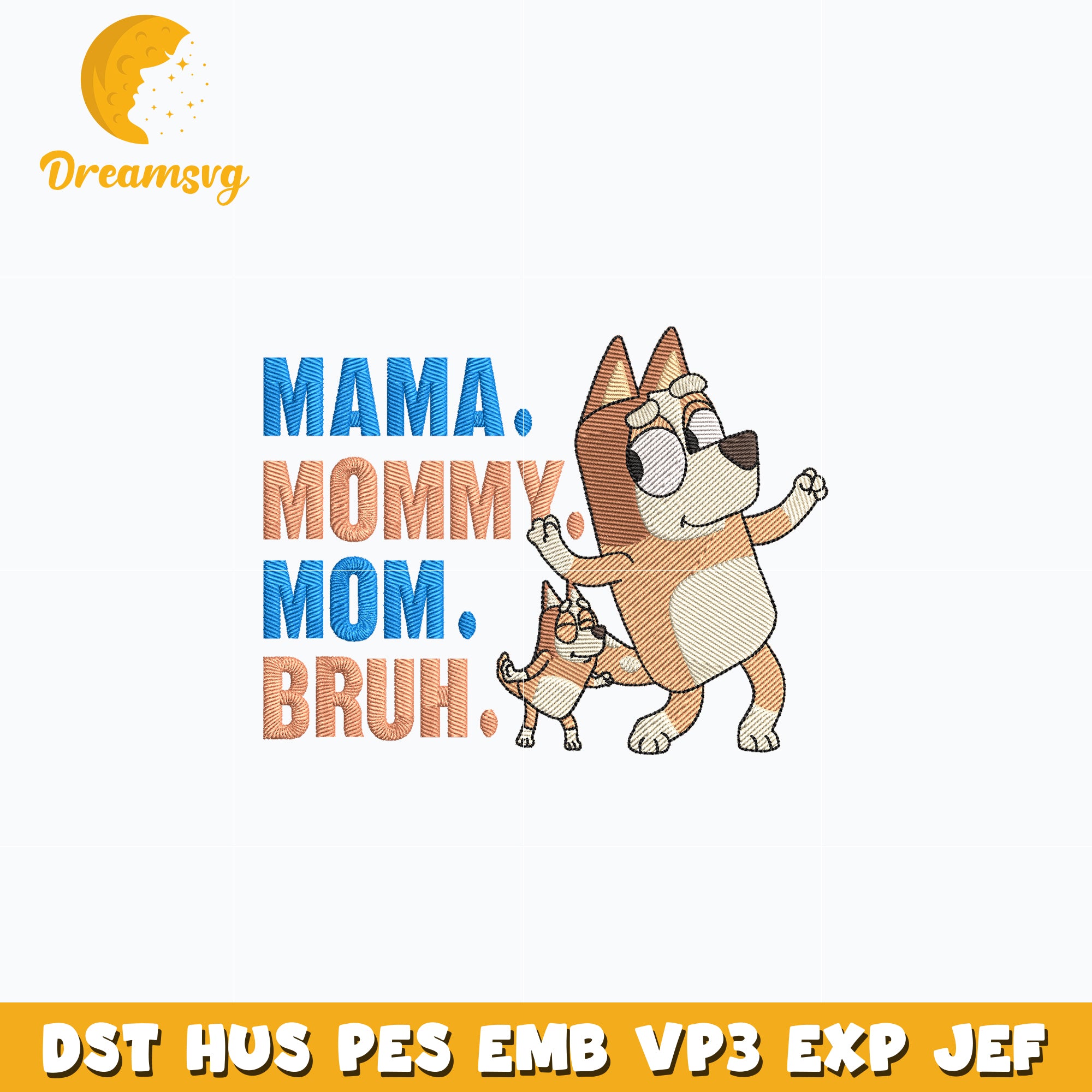 Bingo mama mommy mom embroidery design – DreamSVG Store