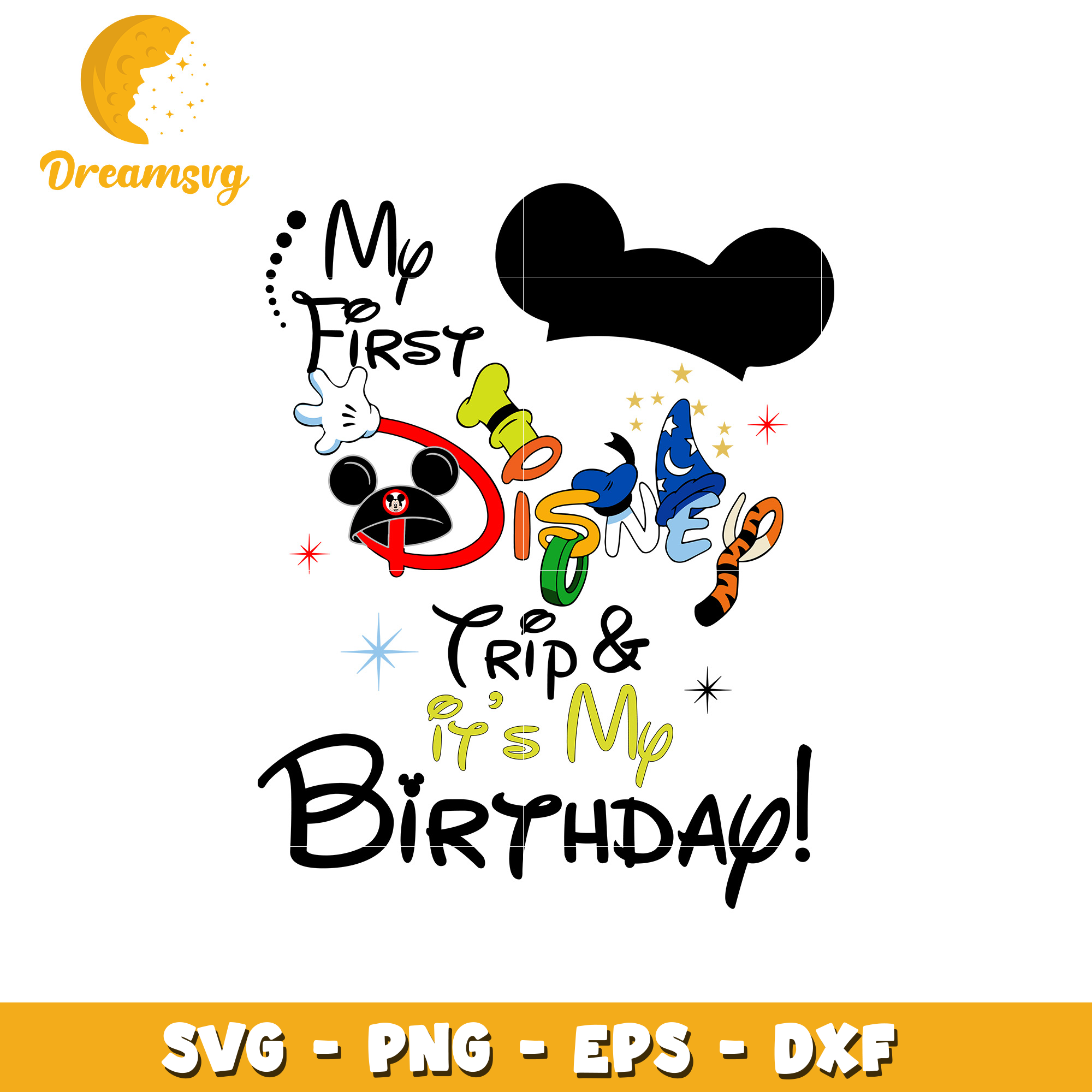 Mickey mouse its my birthday svg – DreamSVG Store