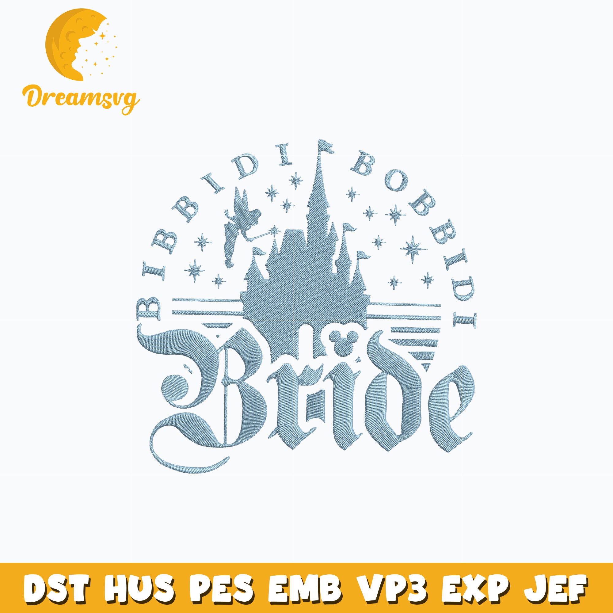Disney Castle Bride embroidery – DreamSVG Store