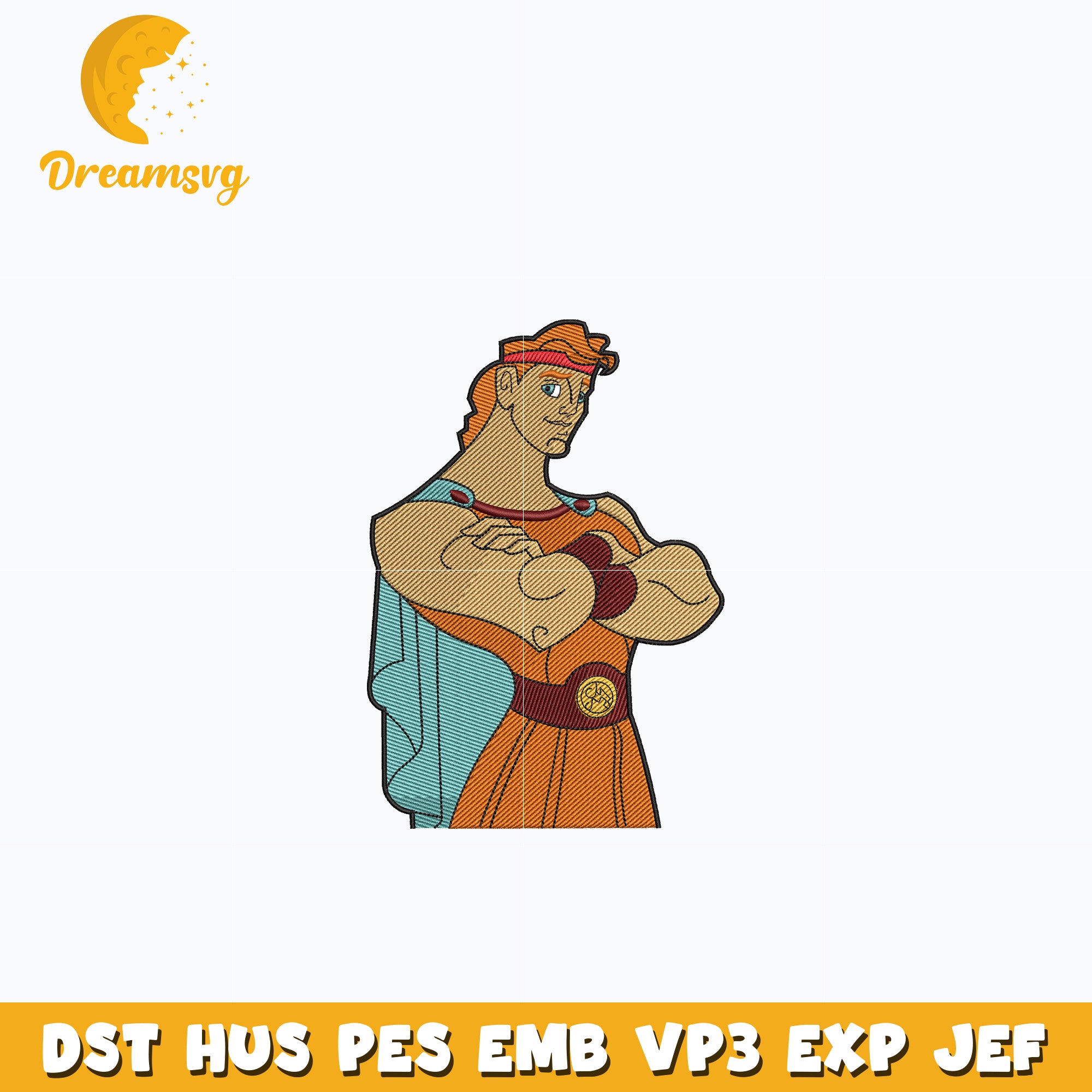 Disney Hercules embroidery design – DreamSVG Store
