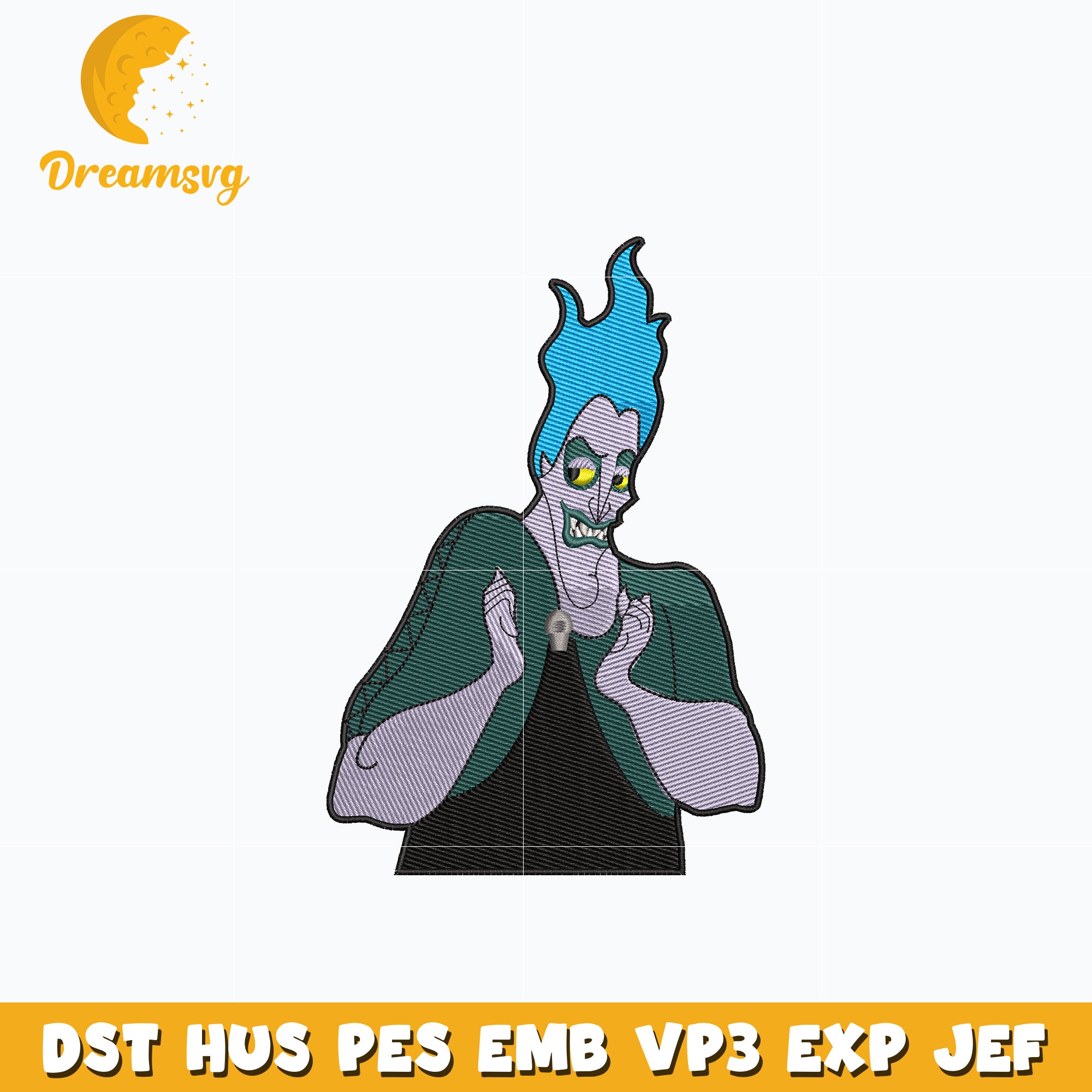 Disney hades embroidery design – DreamSVG Store