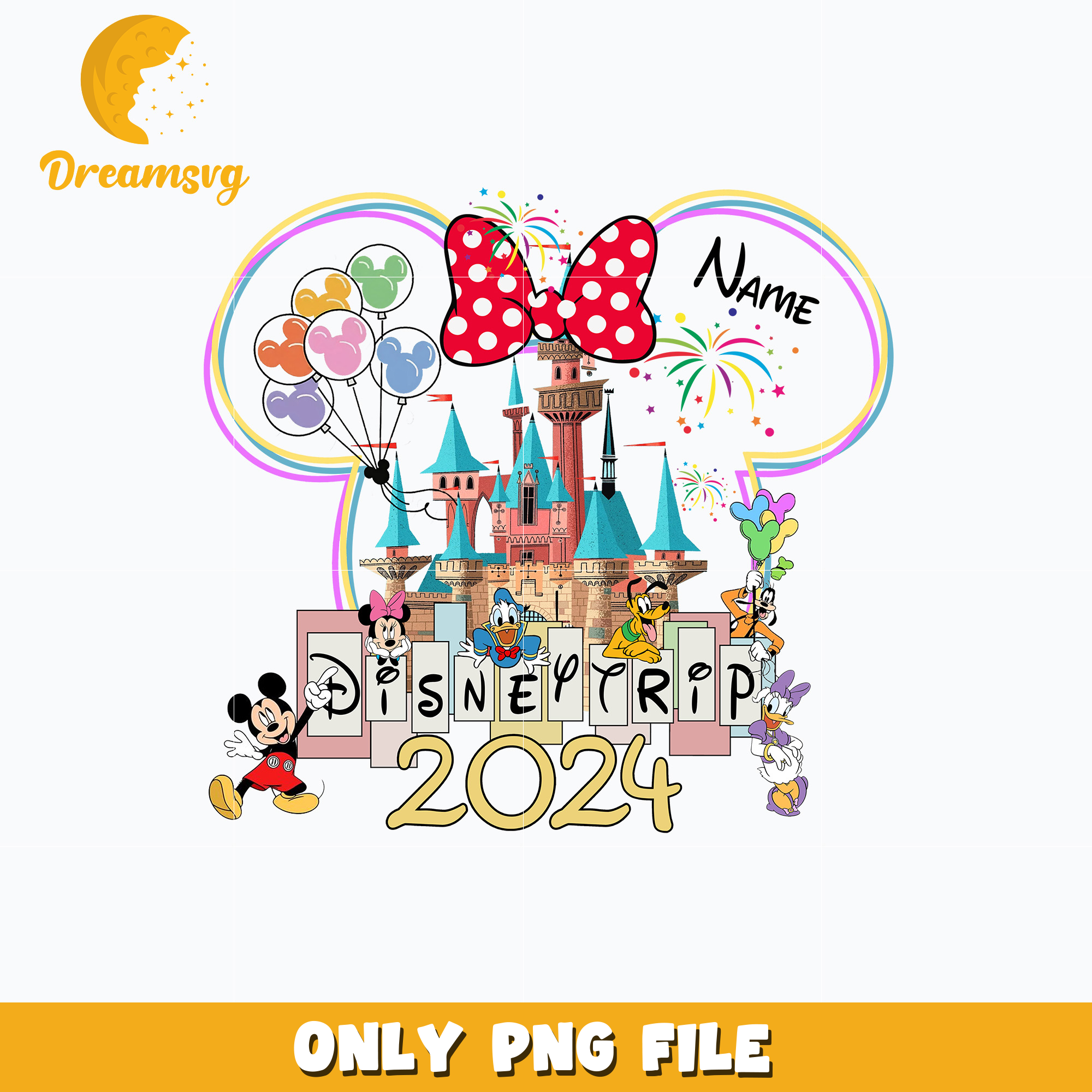 Minnie mouse friends disney trip 2024 png – DreamSVG Store